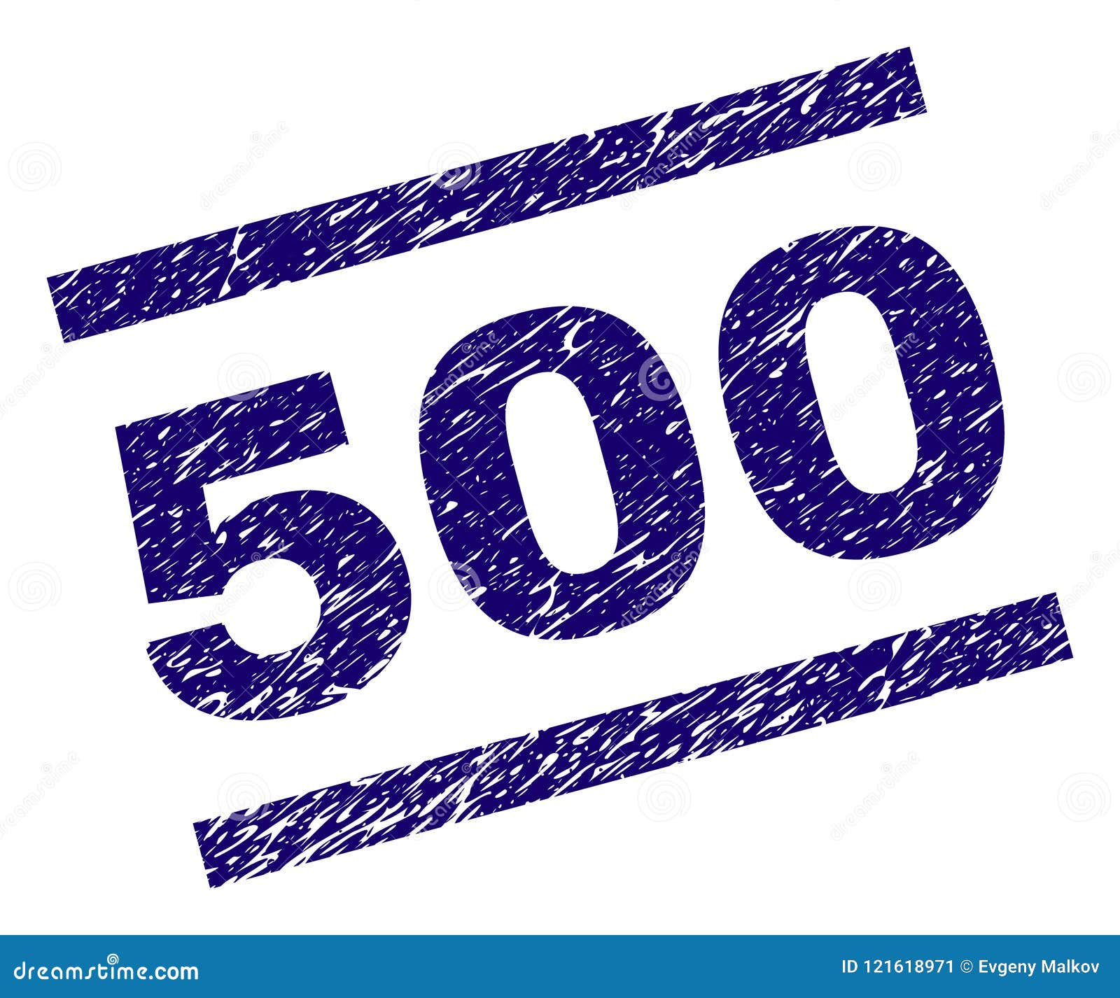 Scratched Textured 500 Stamp Seal Stock Vector - Illustration of ...