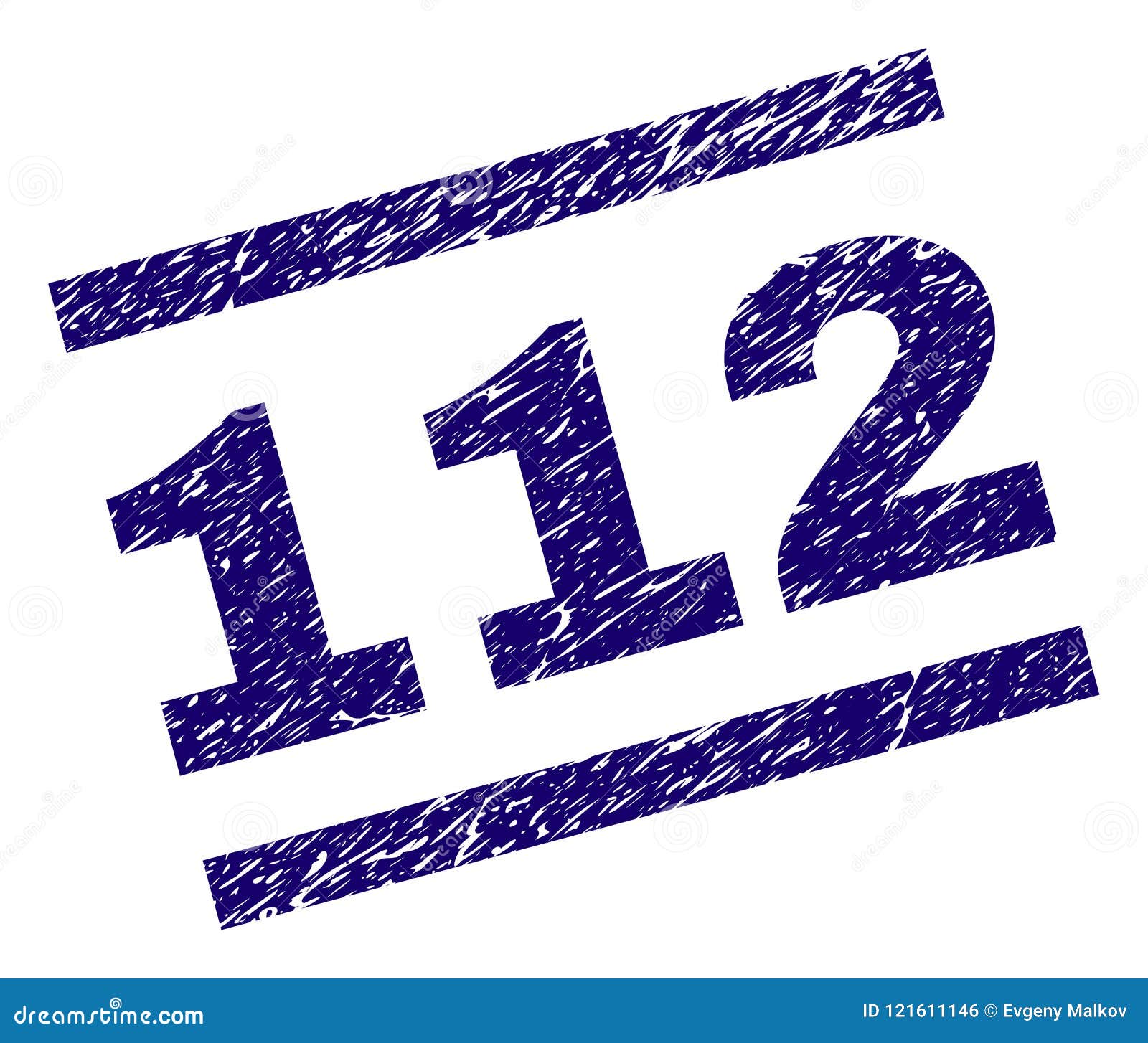 Scratched Textured 112 Stamp Seal Stock Vector - Illustration of draft ...