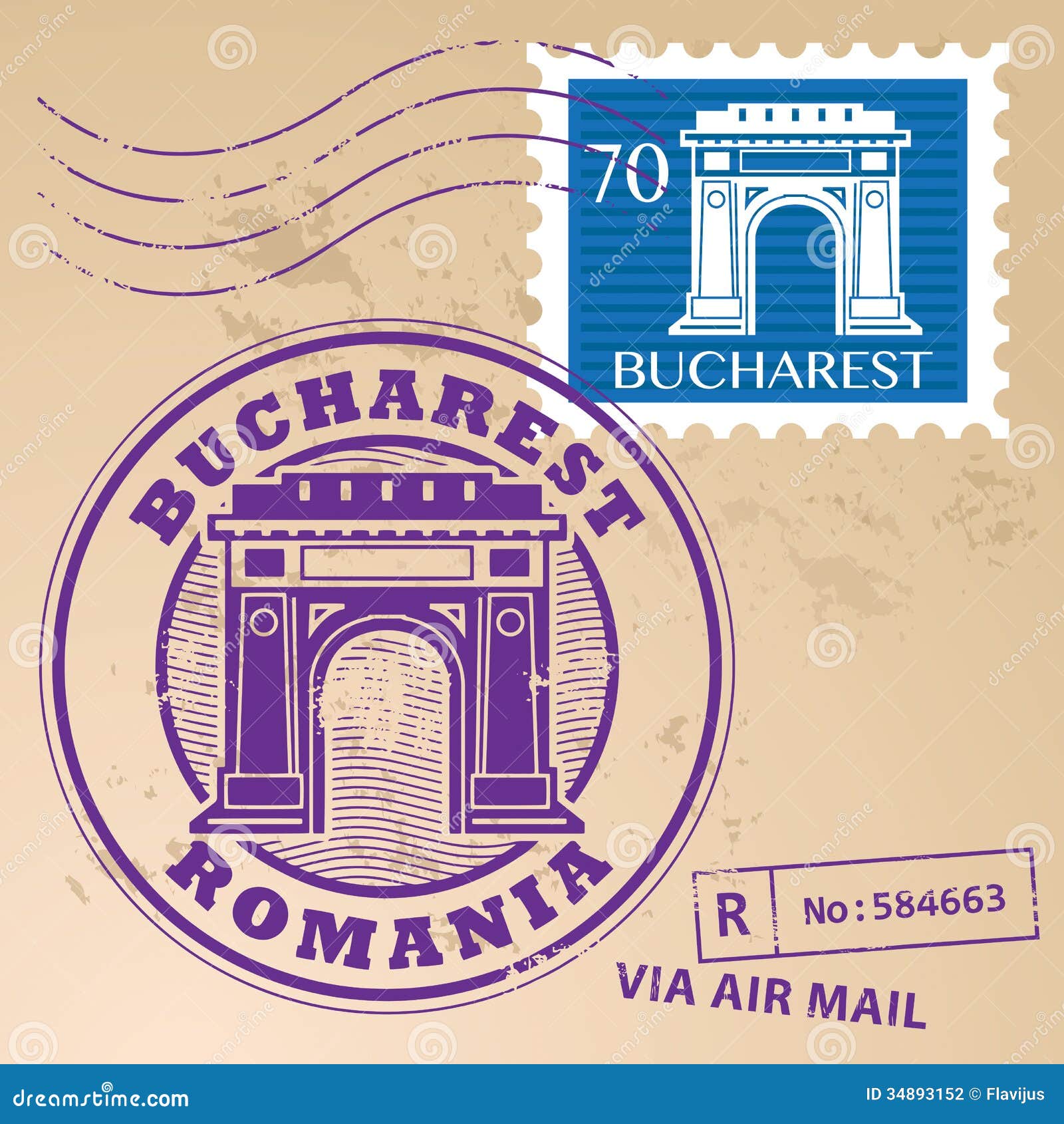 Stamp set Bucharest stock vector. Illustration of europe - 34893152