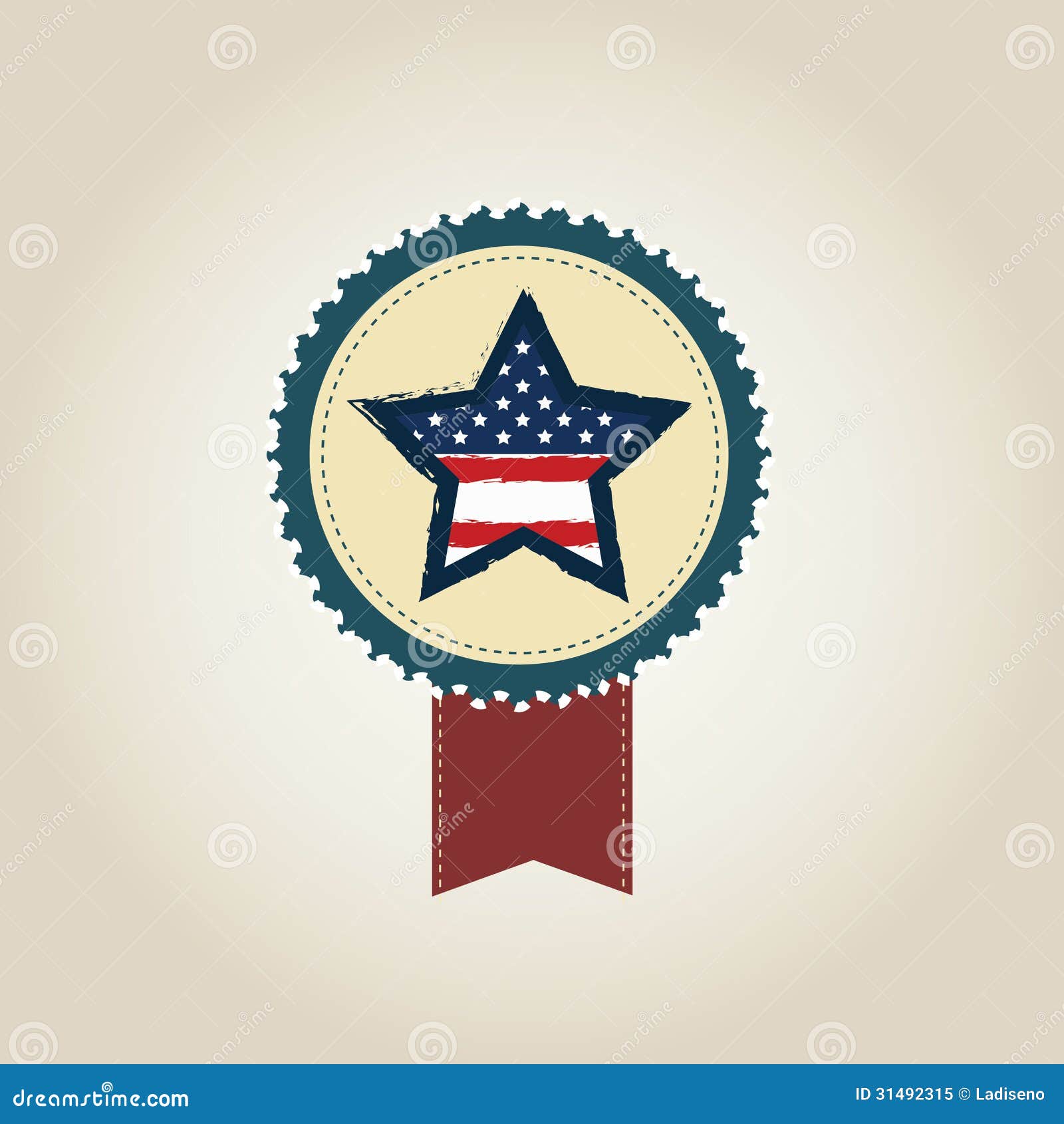 Stamp star stock vector. Illustration of national, sign - 31492315