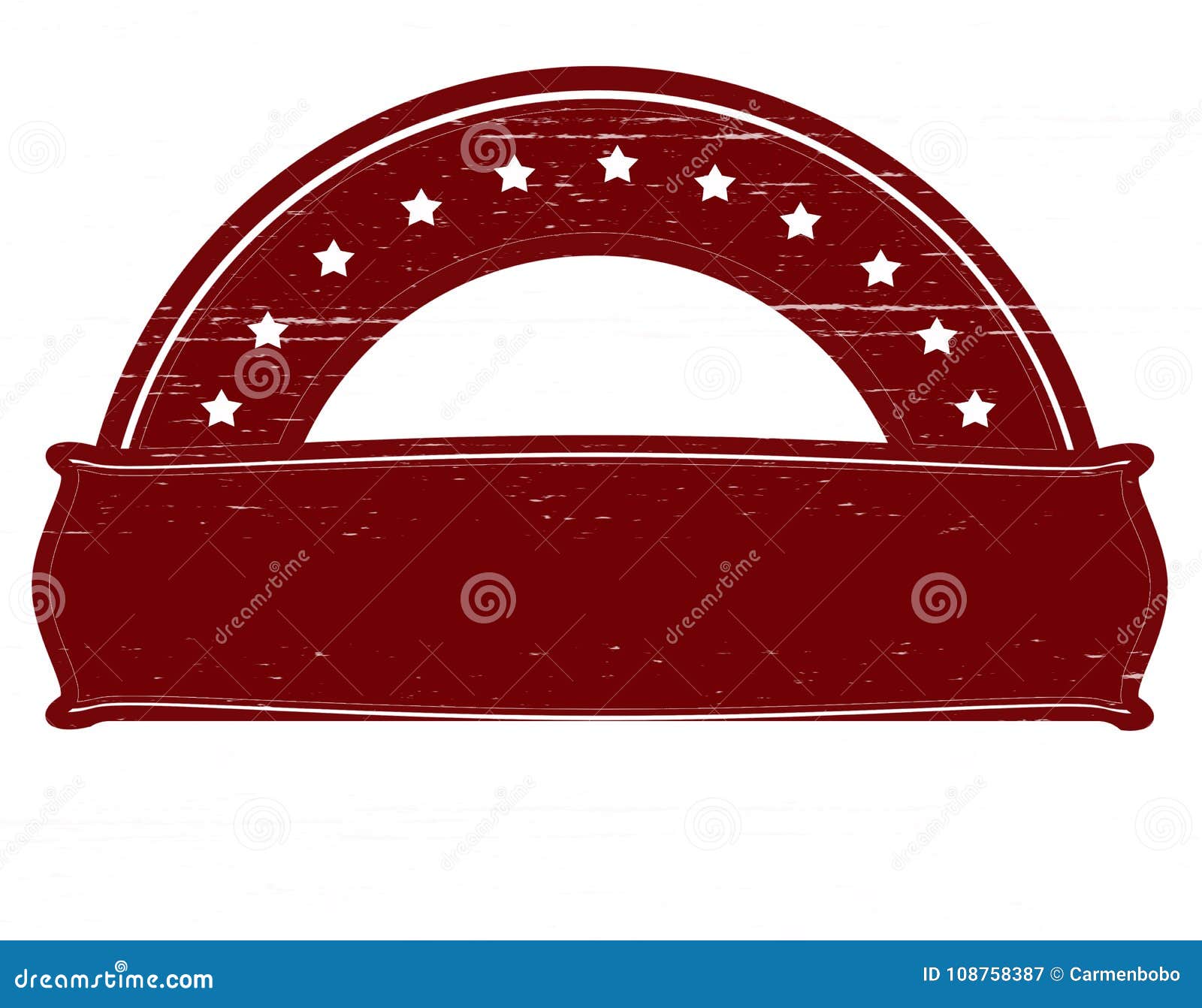 Stamp with stars stock illustration. Illustration of stamp - 108758387