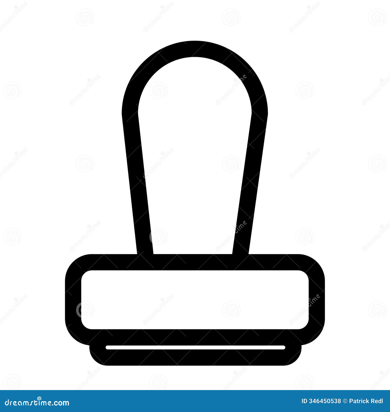 Stamp Symbol - Modern Education or Office Icon Symbol Stock ...