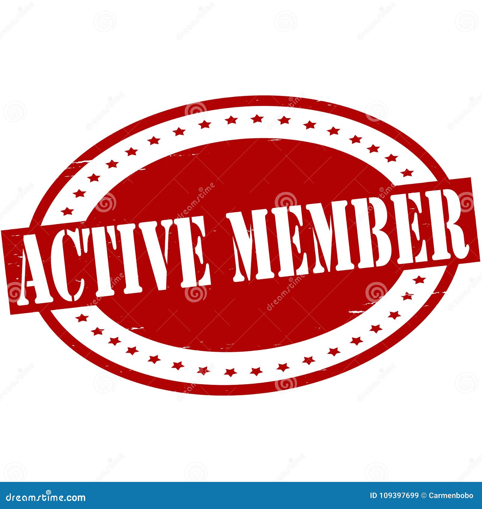 Active member stock illustration. Illustration of member - 109397699