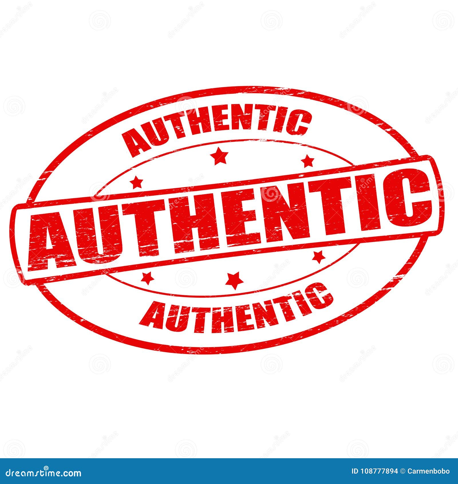 Authentic guaranteed stock illustration. Illustration of symbol - 108777894