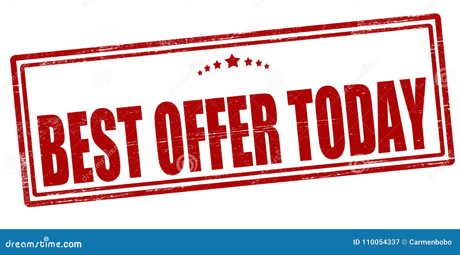 Best offer today stock illustration. Illustration of miscellaneous ...