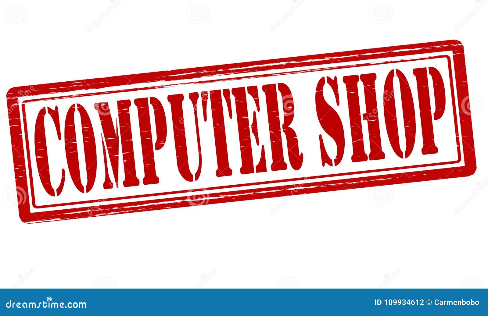 Computer shop stock illustration. Illustration of miscellaneous - 109934612