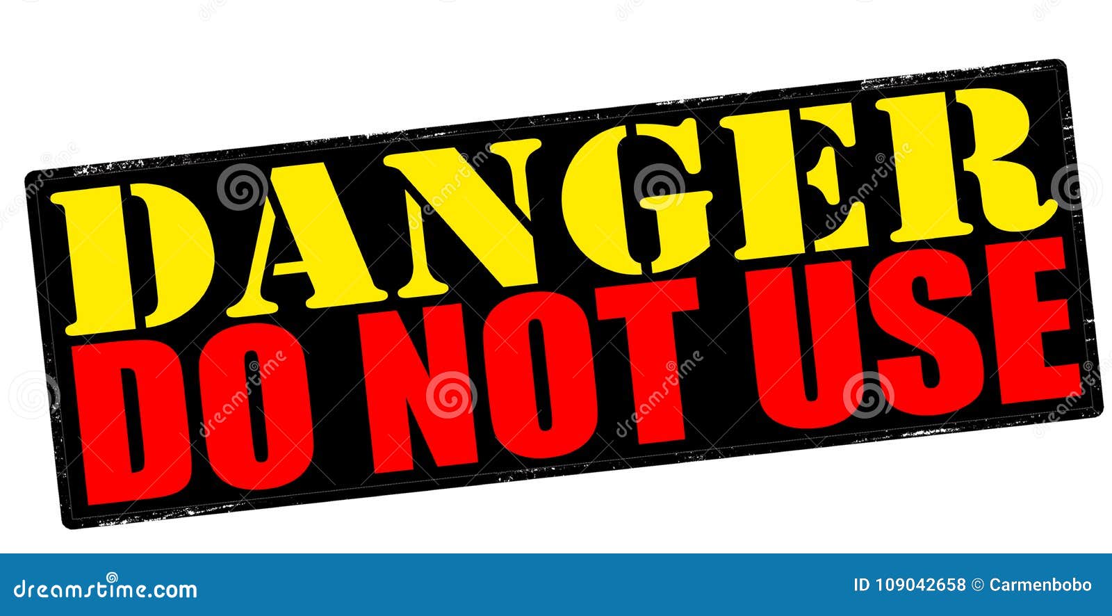 Danger do not use stock illustration. Illustration of employment ...