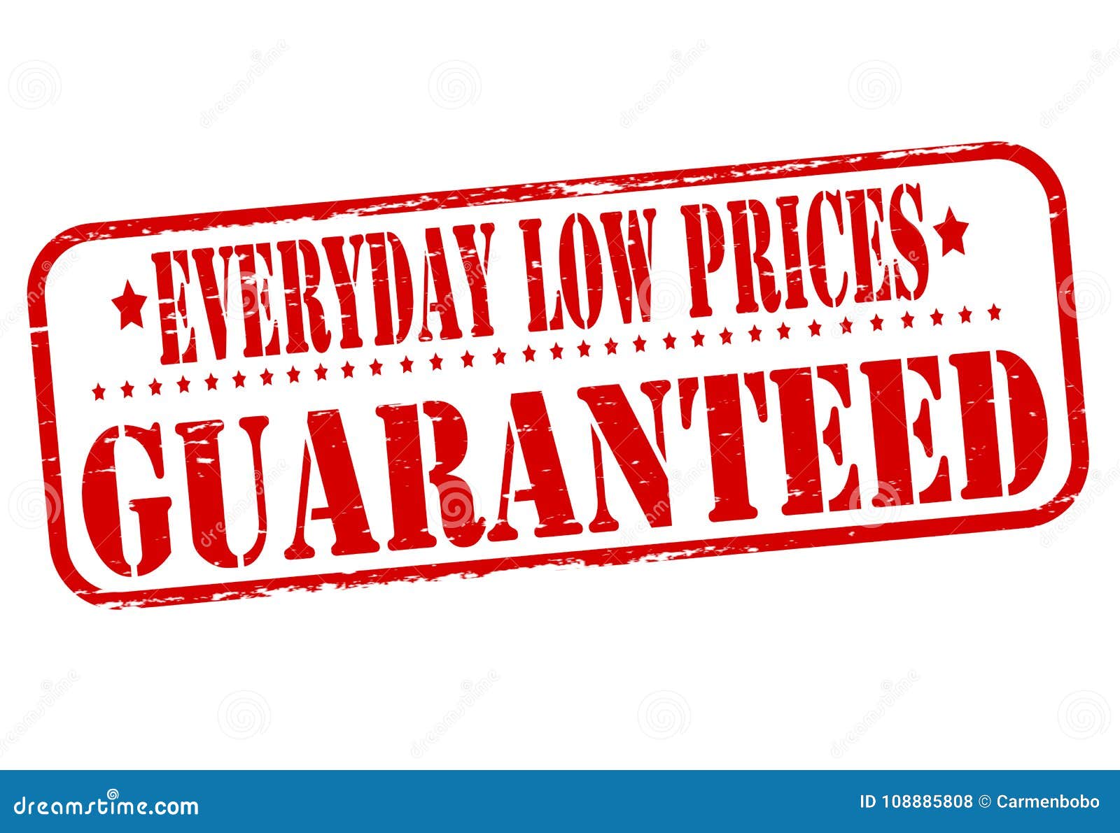 Everyday low prices stock illustration. Illustration of stars - 108885808