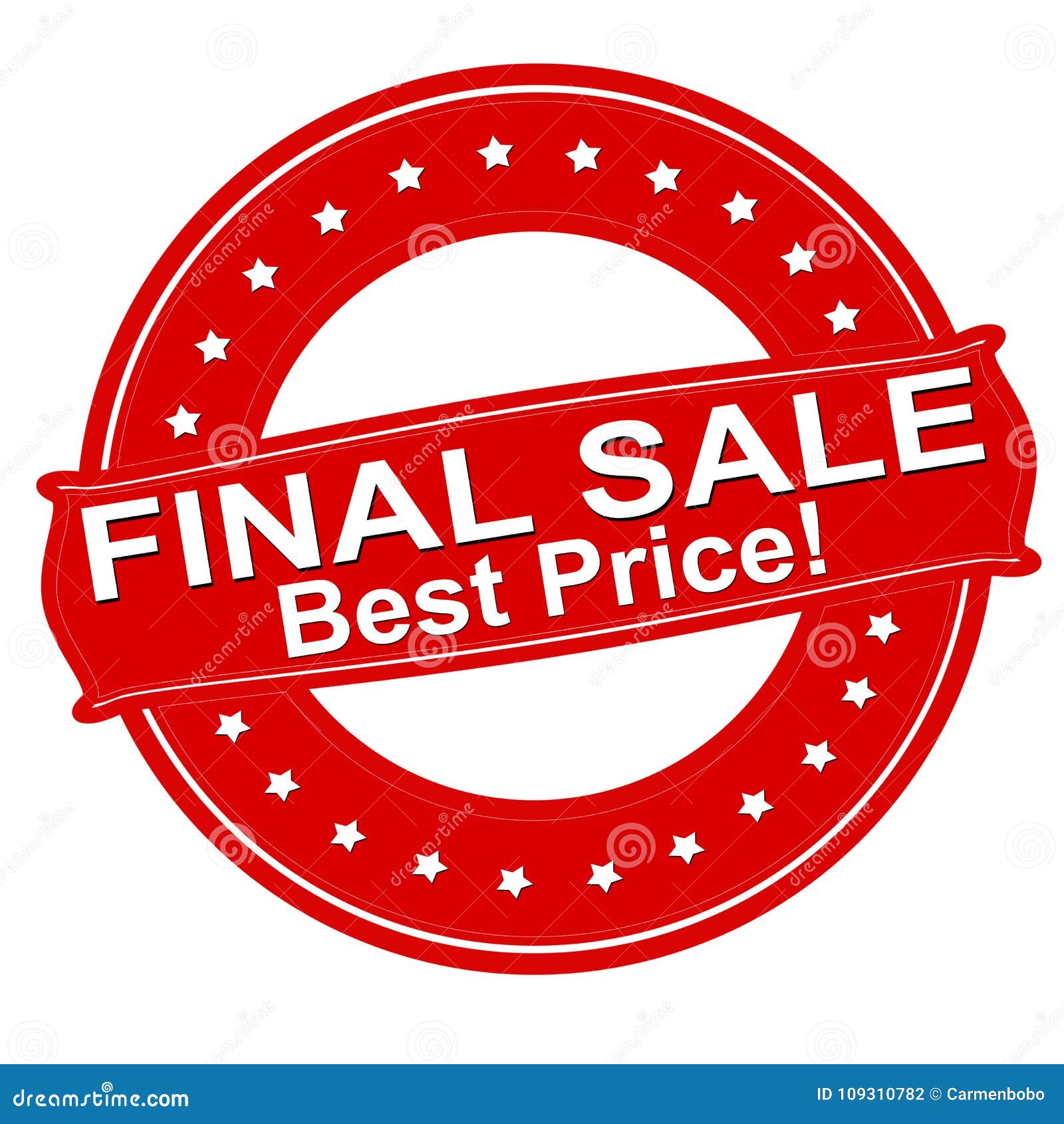 Final sale stock illustration. Illustration of rubber - 109310782