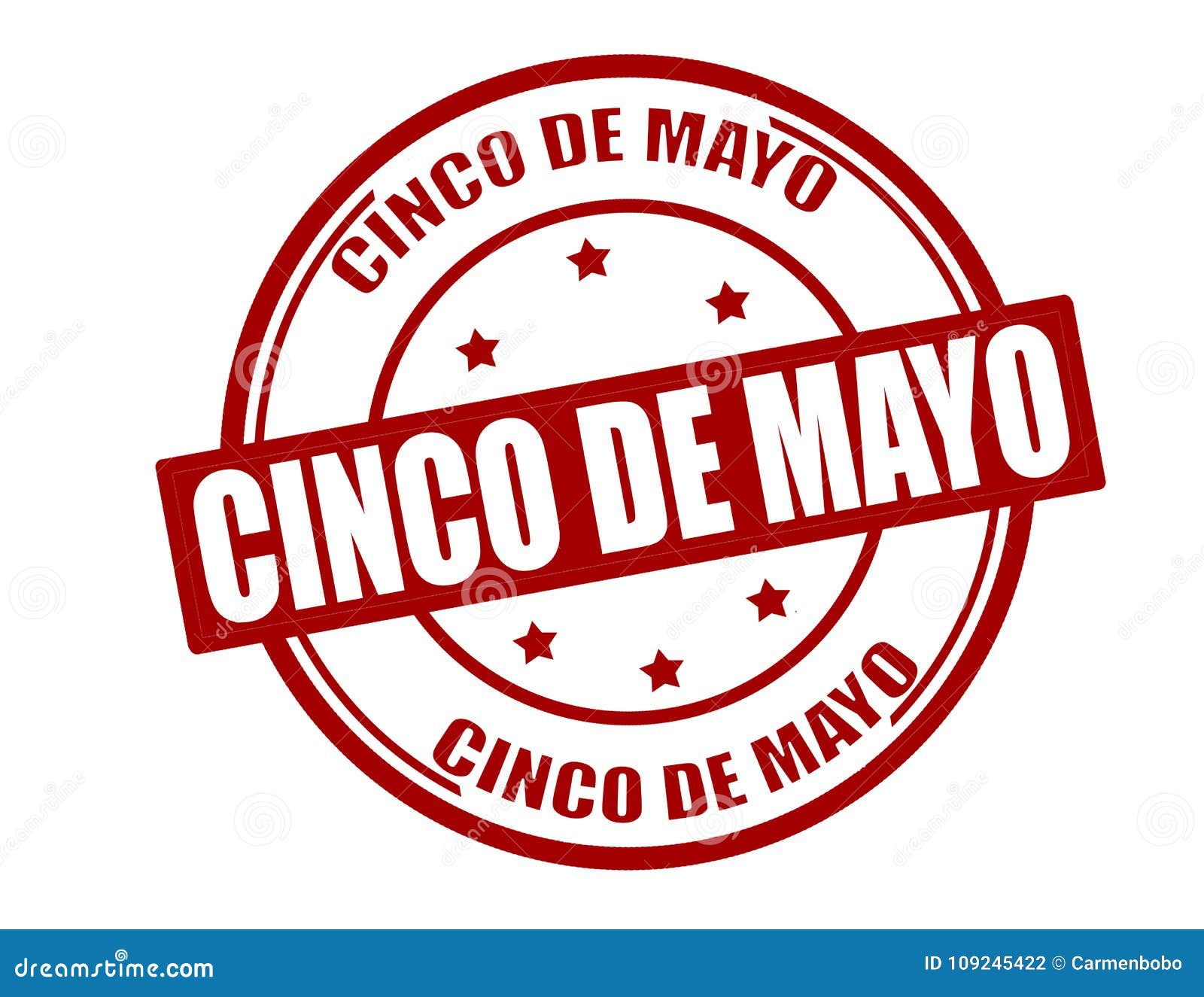 Five of may stock illustration. Illustration of stamp - 109245422