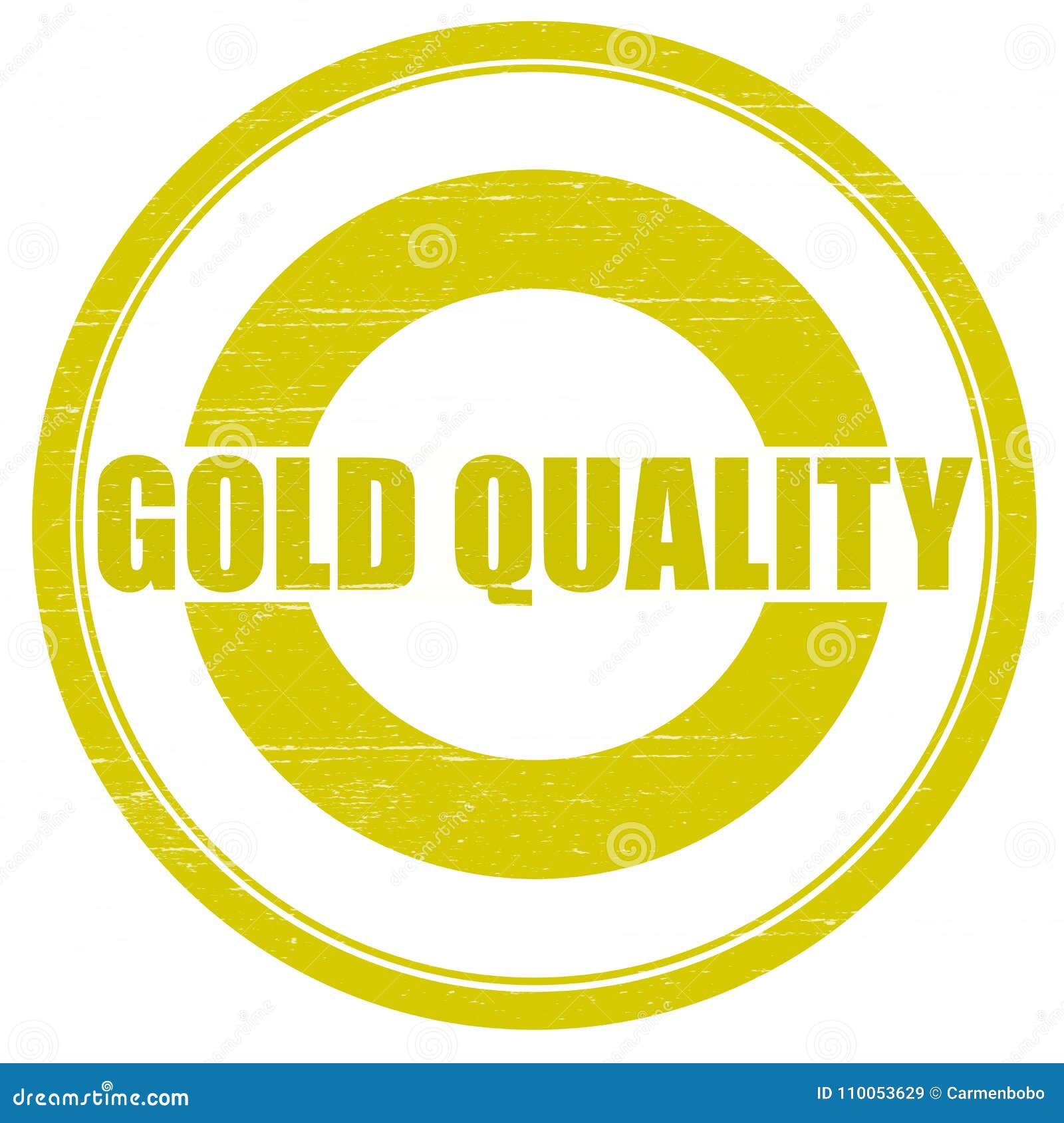 Gold quality stock illustration. Illustration of stamp - 110053629