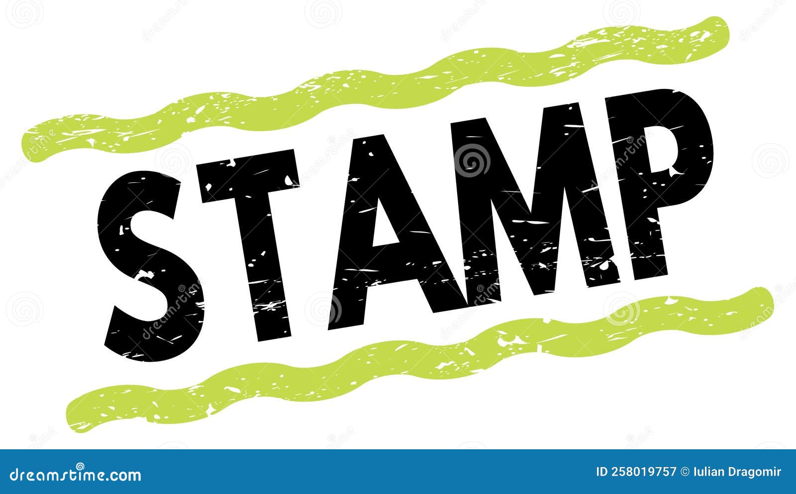 STAMP Text on Green-black Lines Stamp Sign Stock Illustration ...