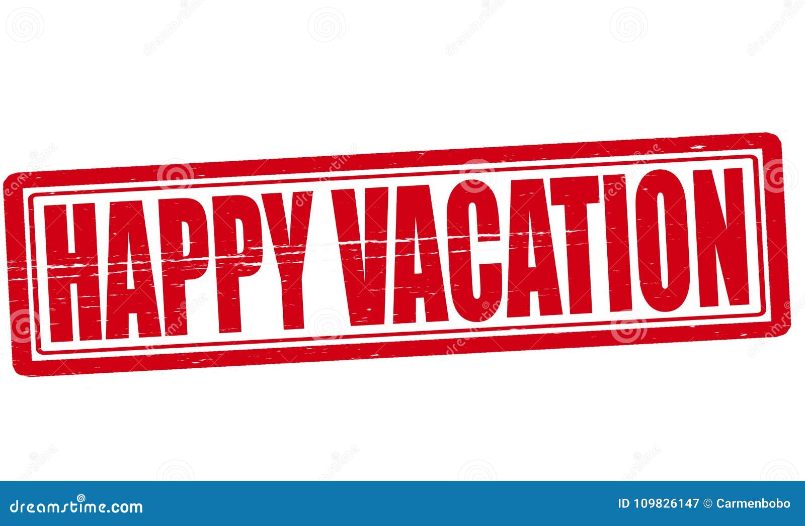 Happy vacation stock illustration. Illustration of concept - 109826147
