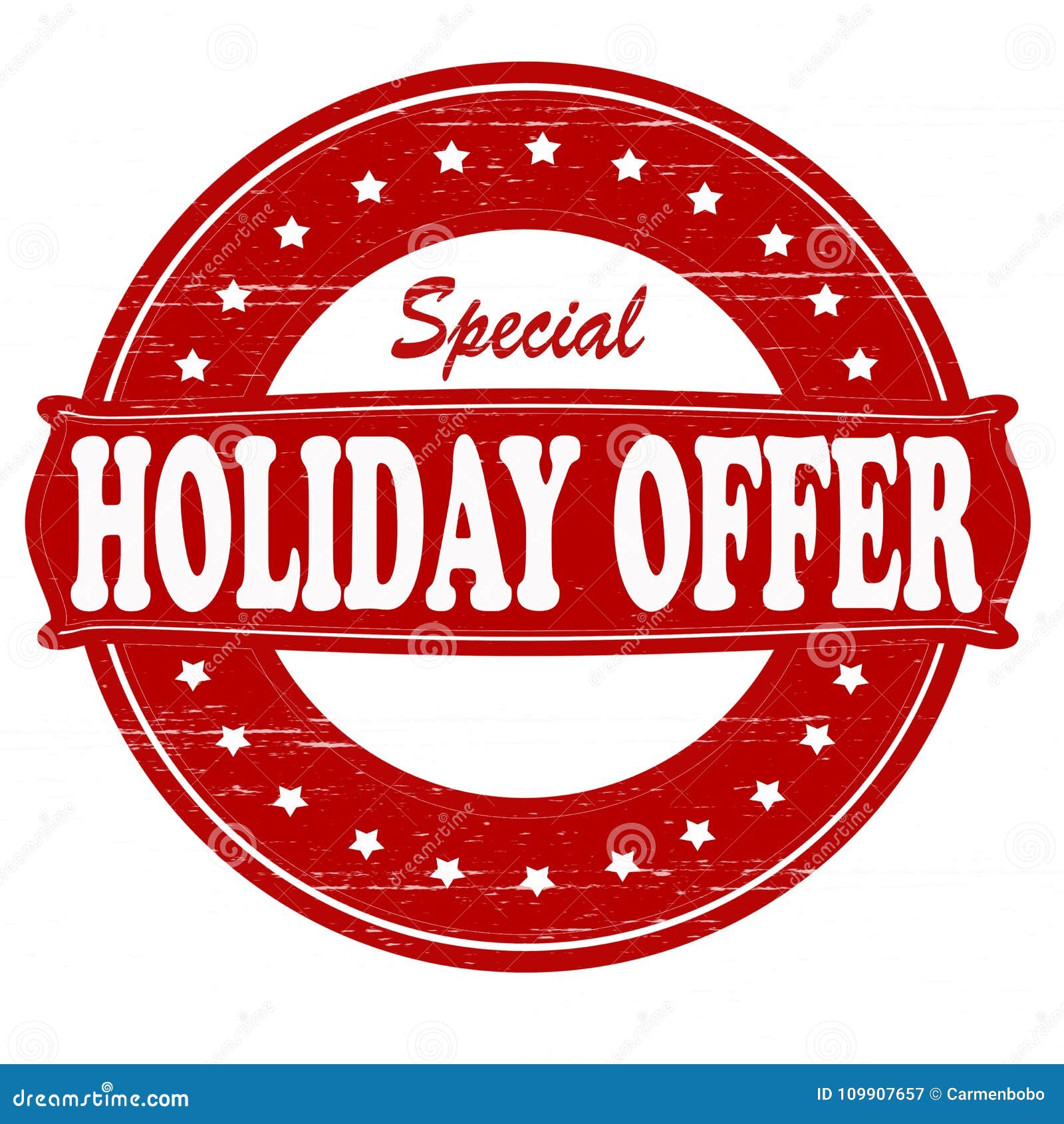 Holiday offer stock illustration. Illustration of extraordinary - 109907657