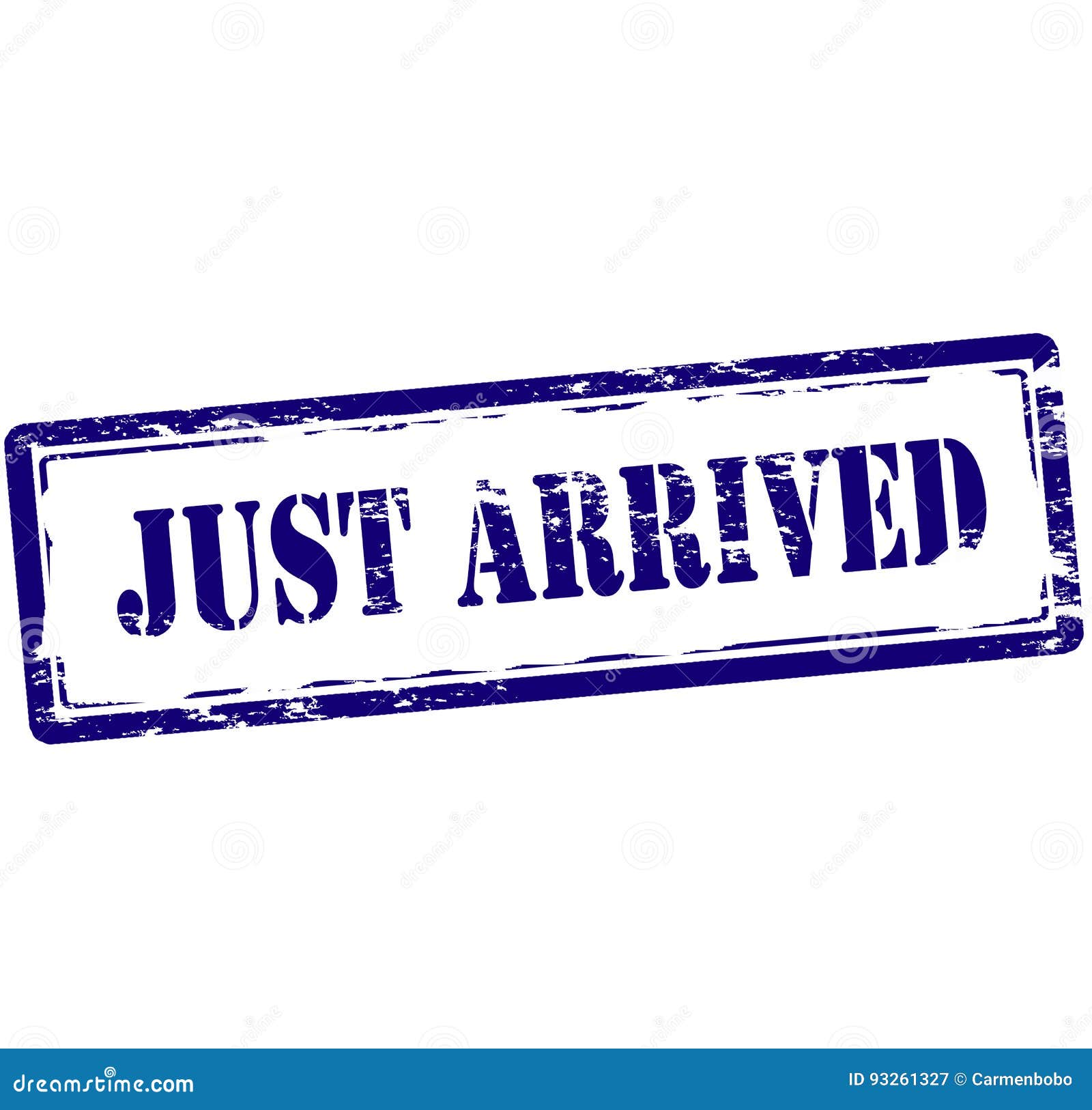 Just arrived stock illustration. Illustration of symbol - 93261327