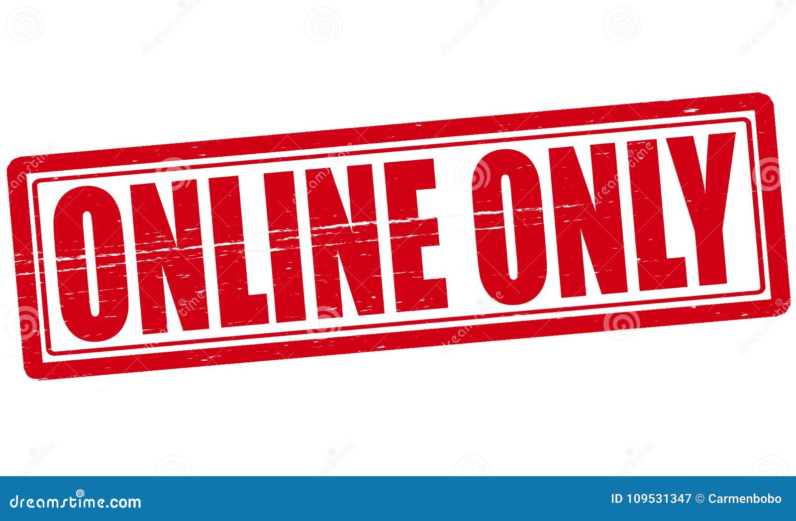 On line only stock illustration. Illustration of rectangular - 109531347