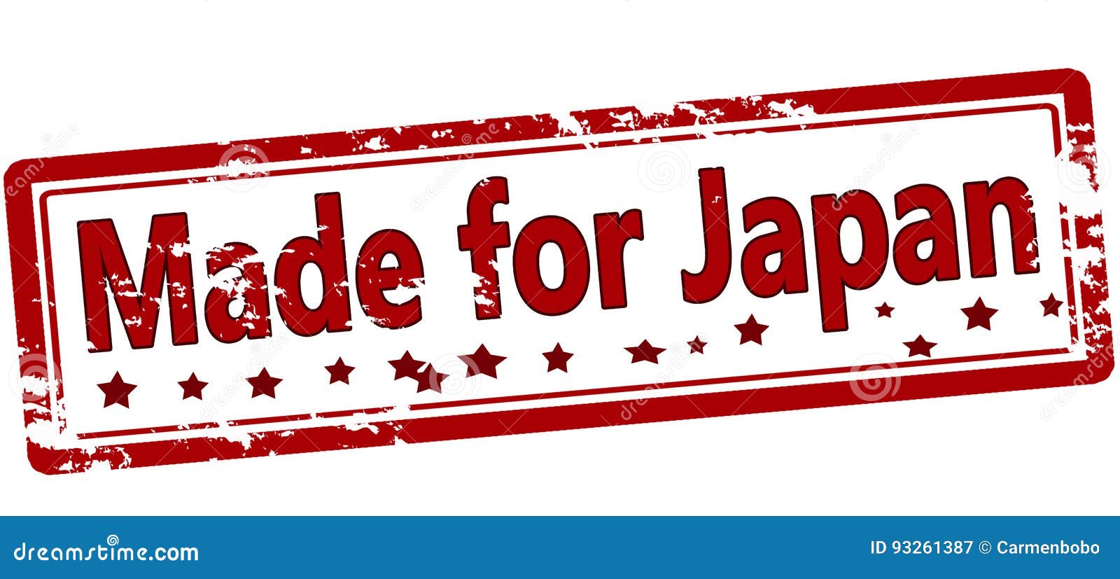 Made for Japan stock illustration. Illustration of concept - 93261387