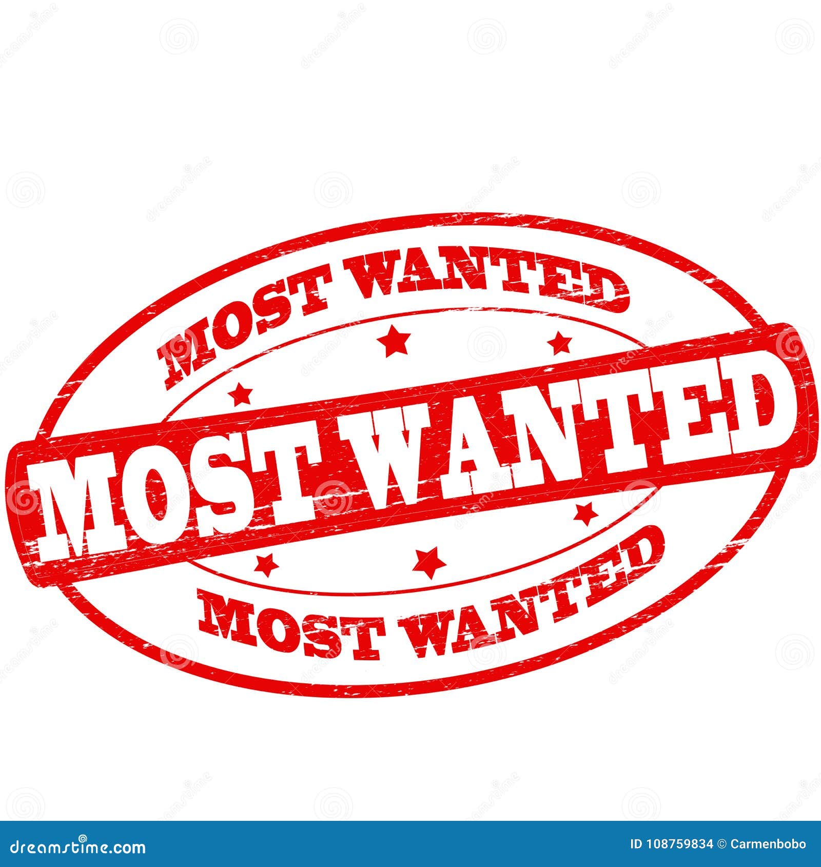 Most wanted stock illustration. Illustration of sign - 108759834