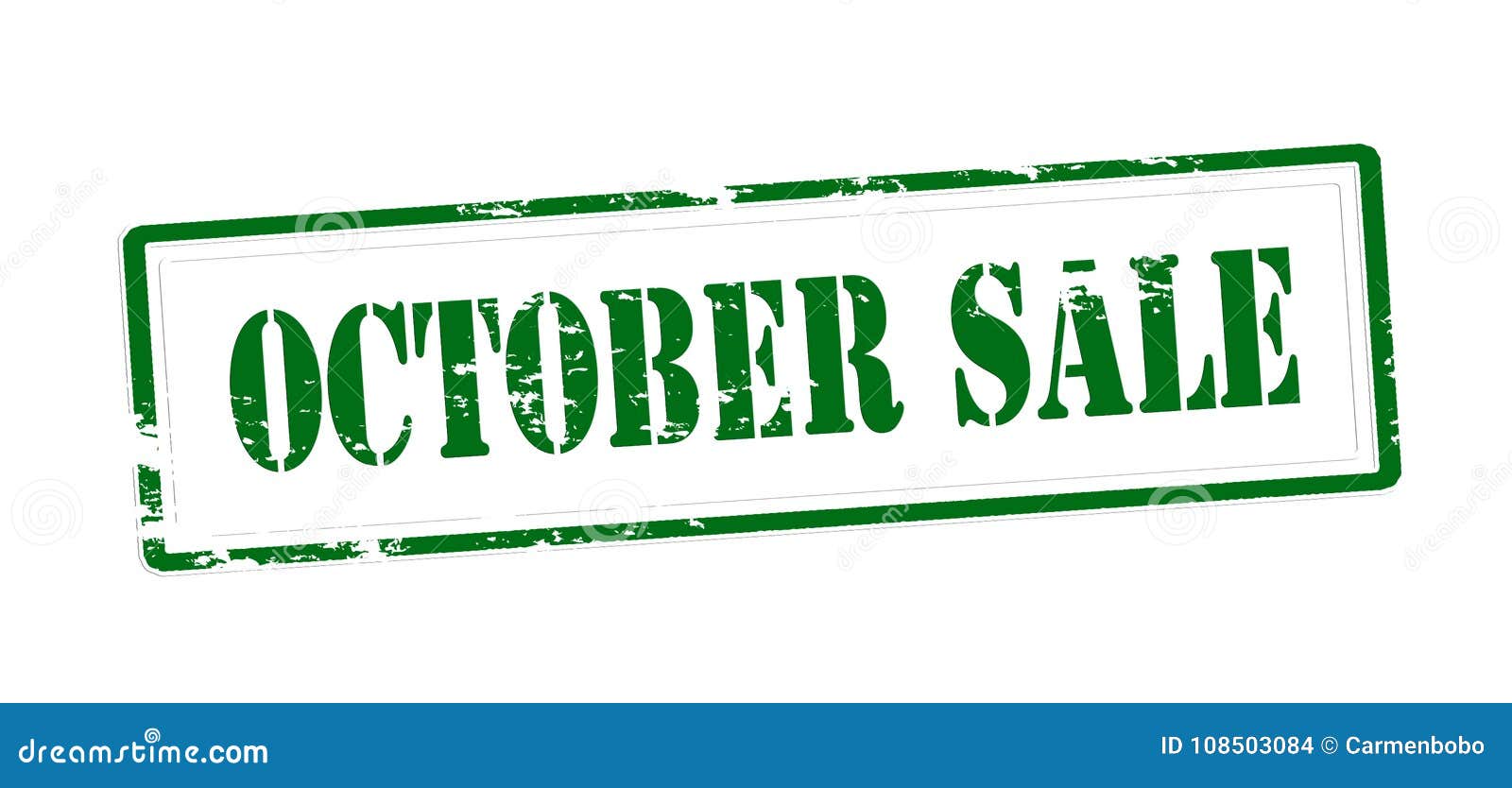 October sale stock illustration. Illustration of grunge - 108503084