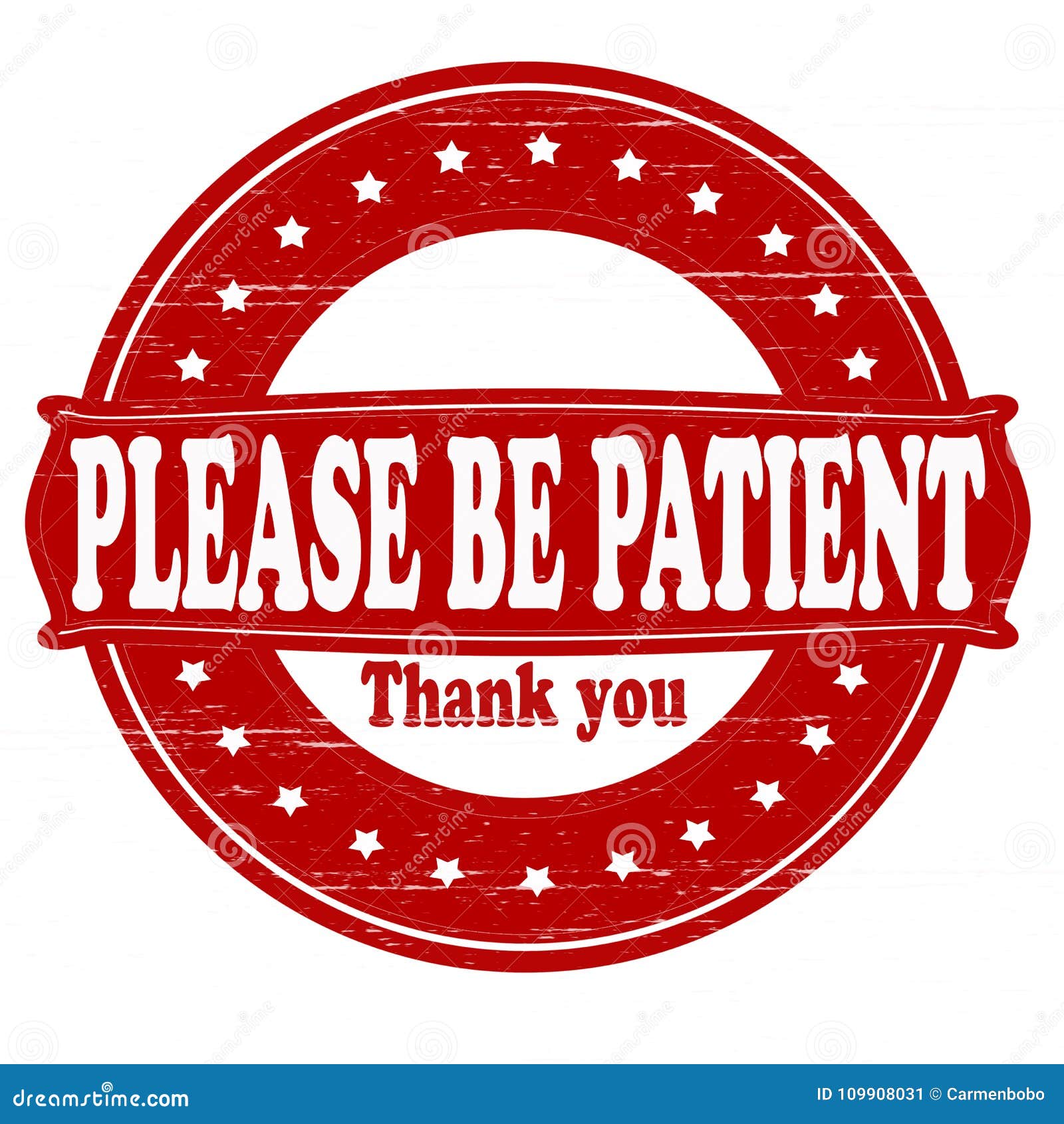Please be patient stock illustration. Illustration of patient - 109908031