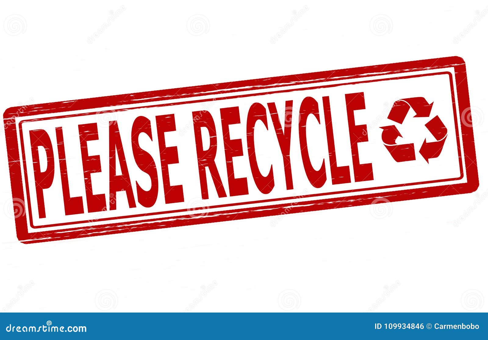Please recycle stock illustration. Illustration of gratify - 109934846