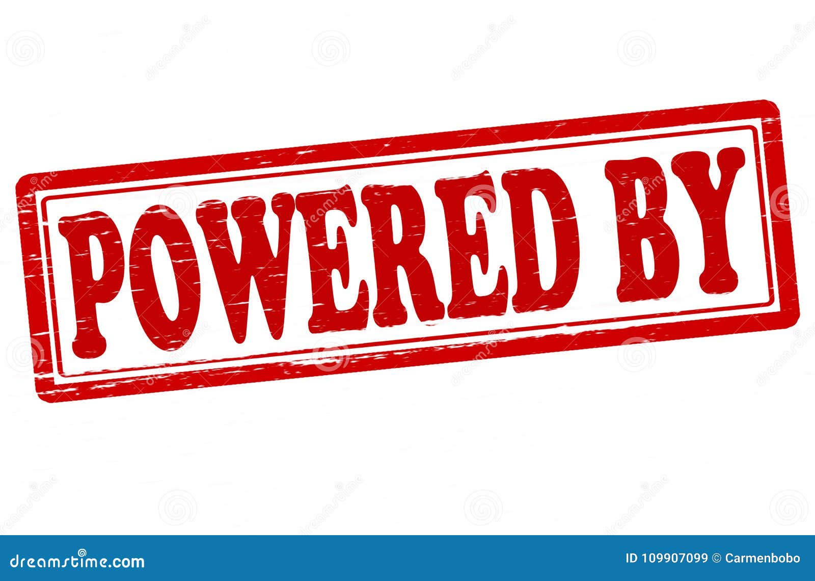 Powered by stock illustration. Illustration of powered - 109907099