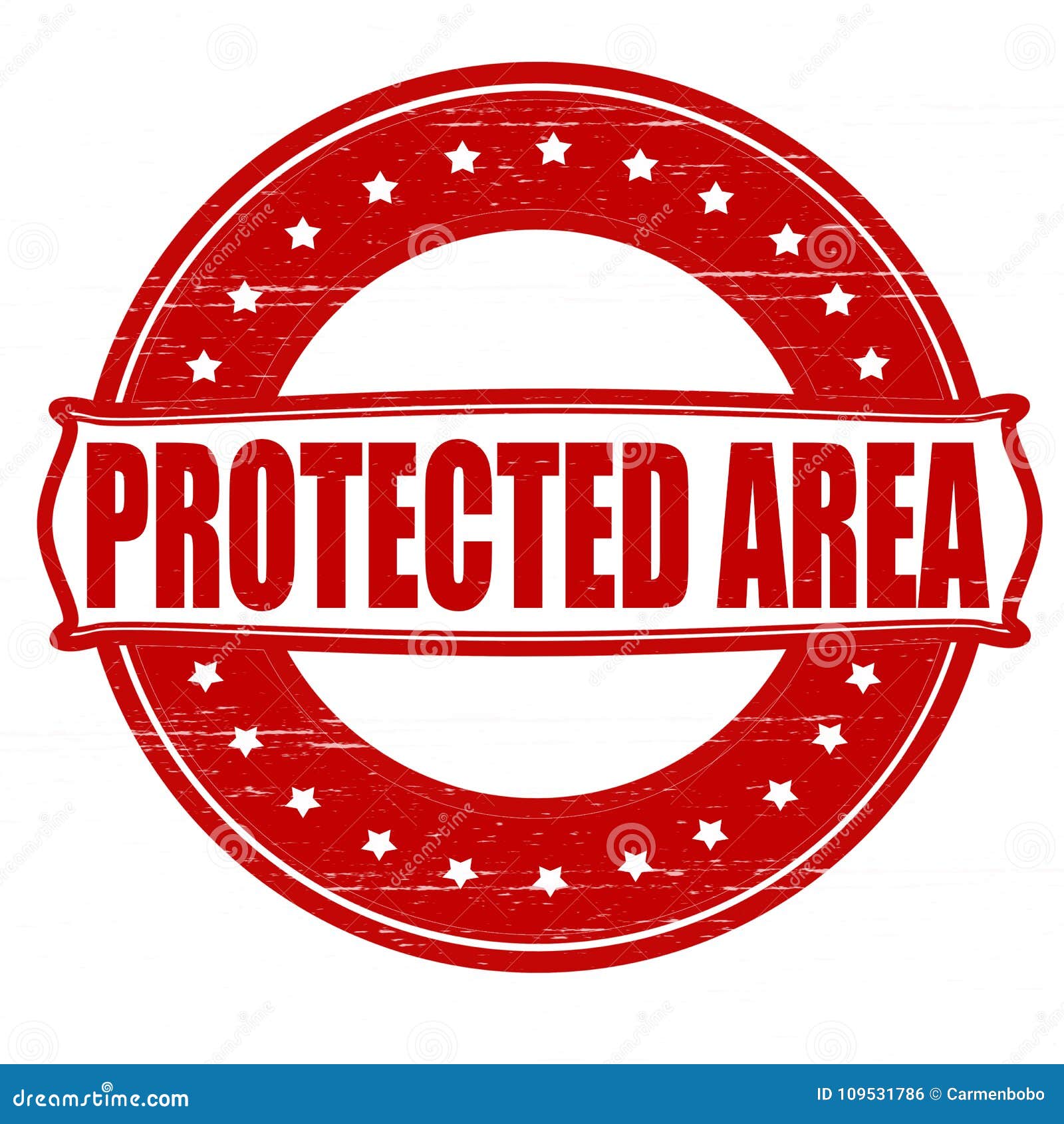 Protected Area Landing Page Template. Characters At Barrier Wrapped ...