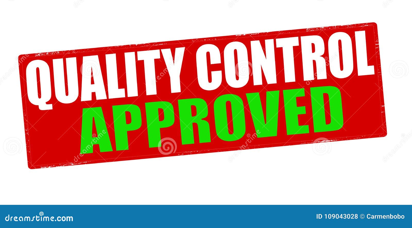 Quality control approved stock illustration. Illustration of grungy ...
