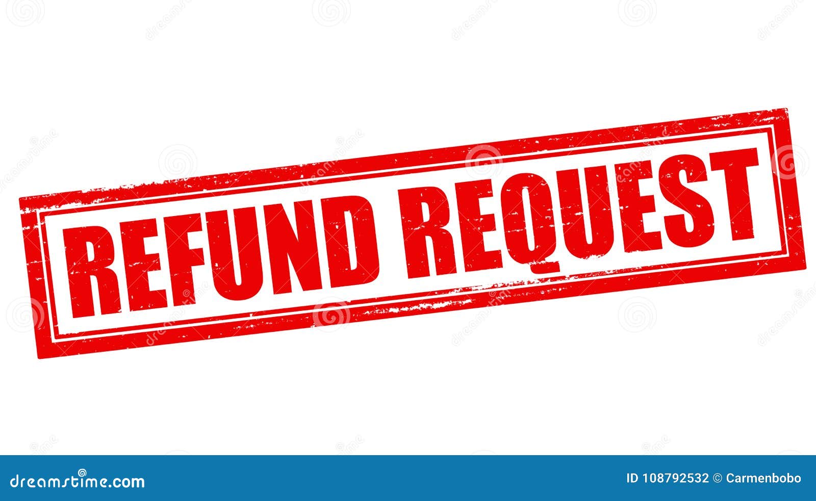 Refund request stock illustration. Illustration of restitution - 108792532