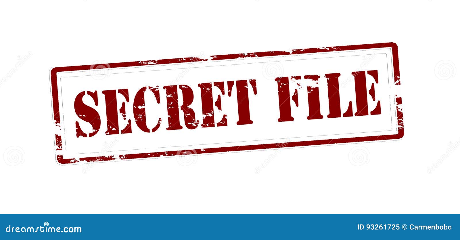 Secret file stock illustration. Illustration of documents - 93261725