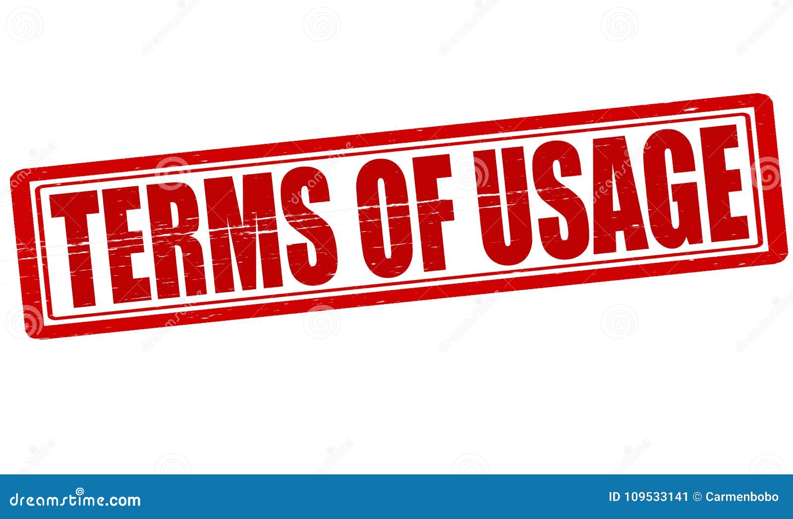 Terms of usage stock illustration. Illustration of application - 109533141