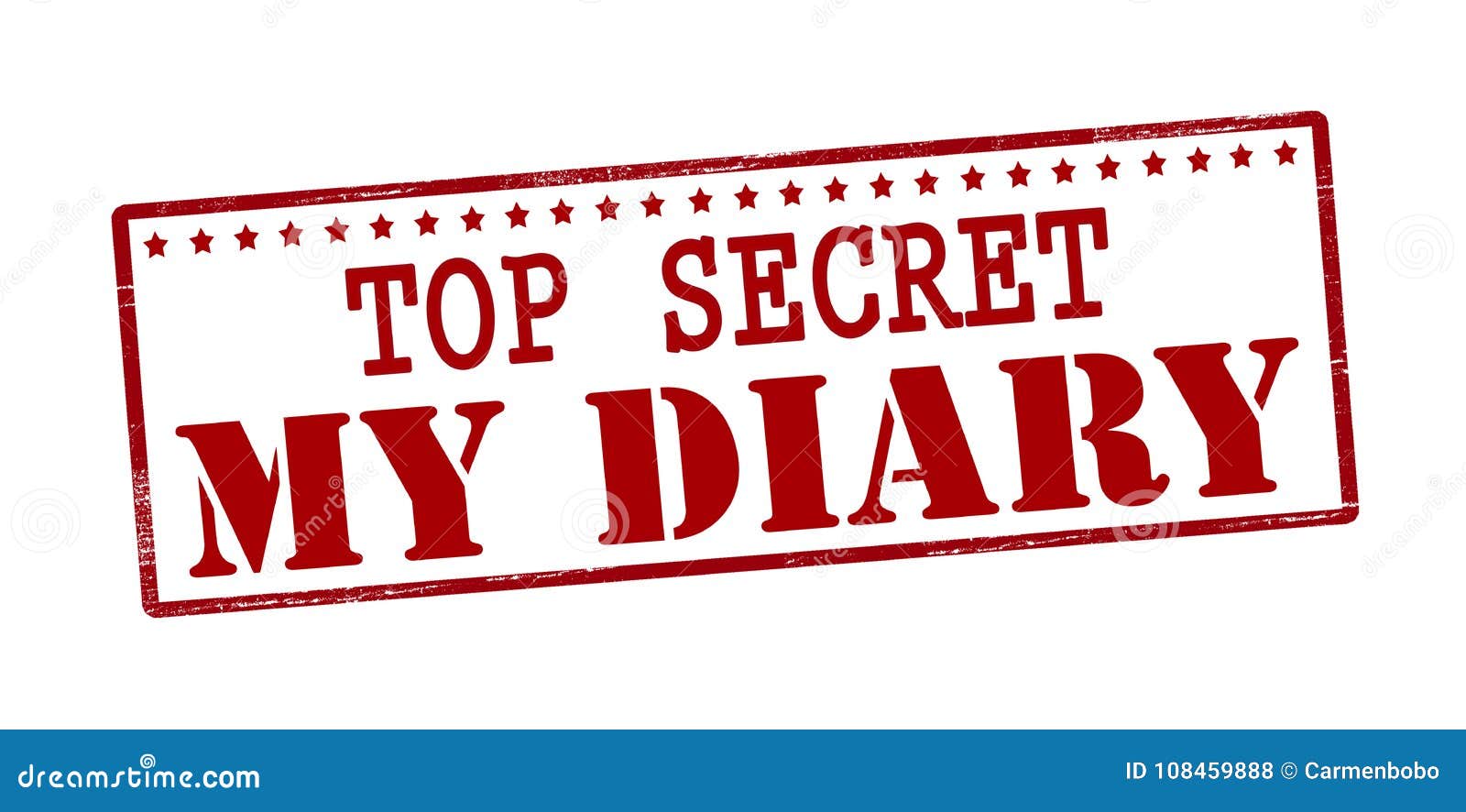 My diary stock illustration. Illustration of sign, journal - 108459888