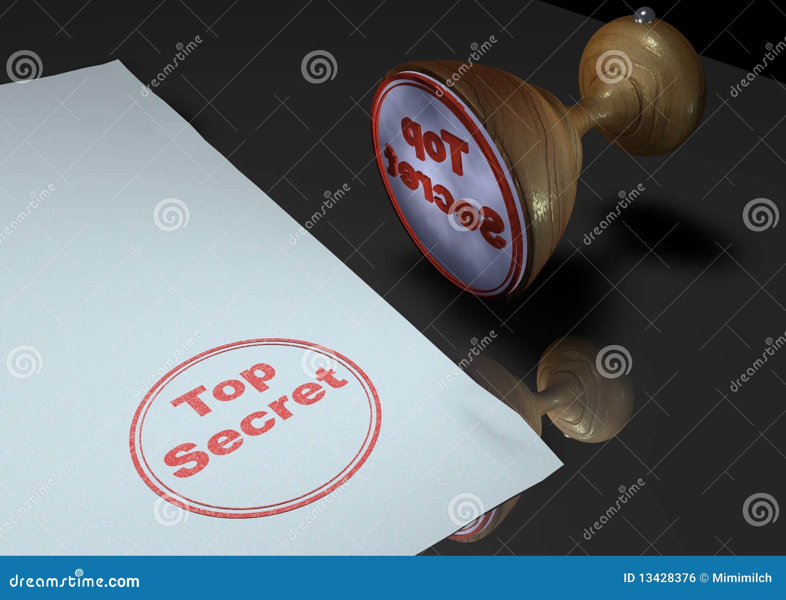 Stamp: Top Secret stock illustration. Illustration of round - 13428376