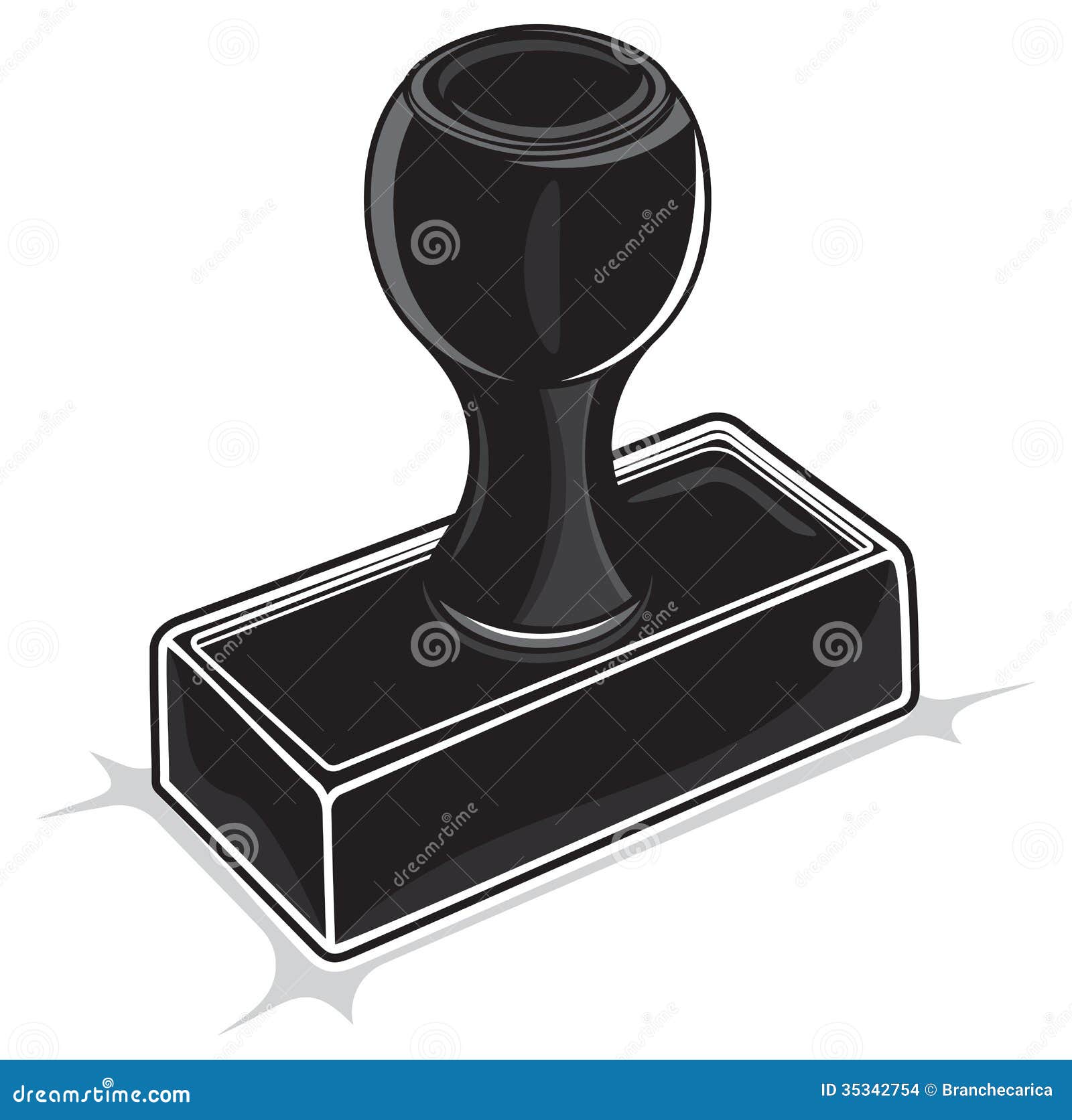 Stamp stock vector. Illustration of control, paperwork - 35342754