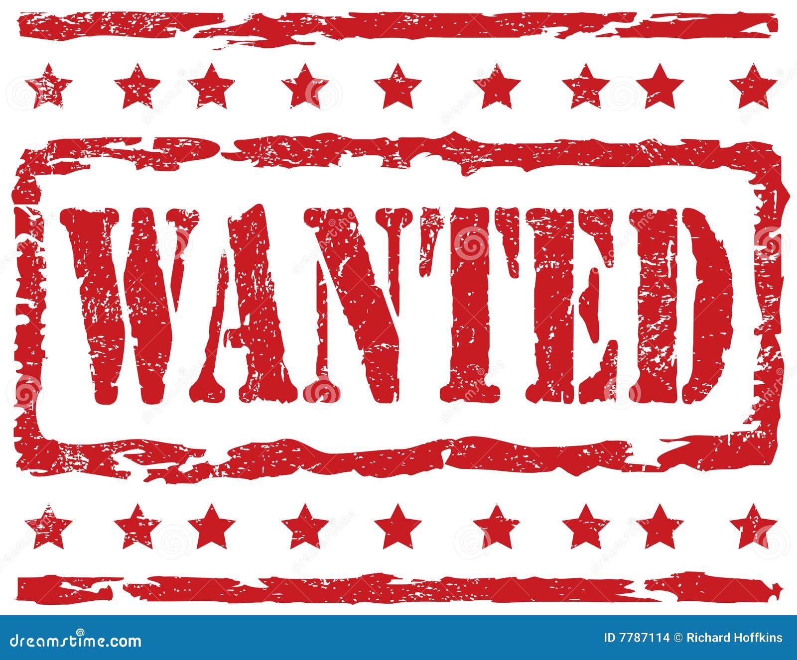Stamp - Wanted stock illustration. Illustration of clerk - 7787114