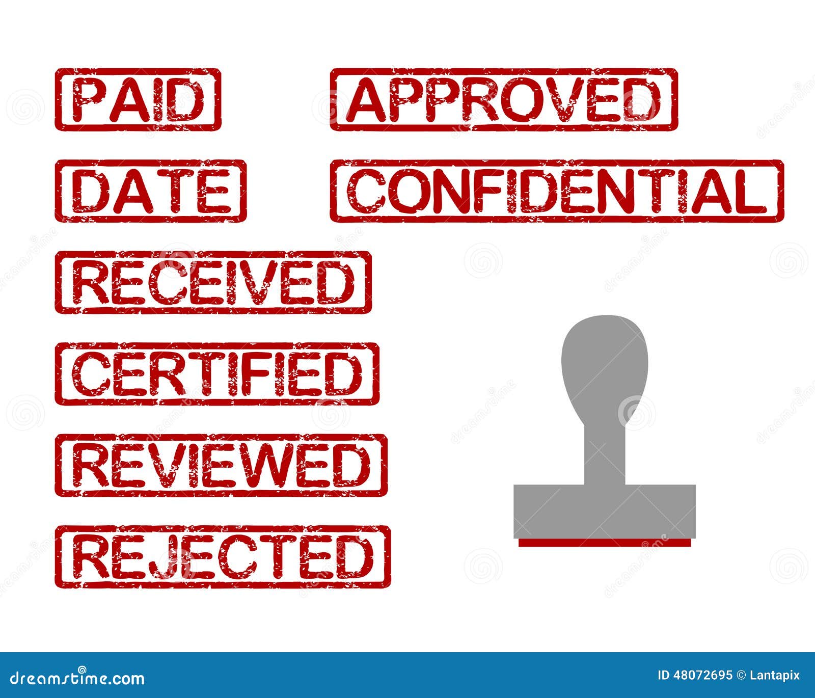 Stamp on white stock vector. Illustration of silhouette - 48072695