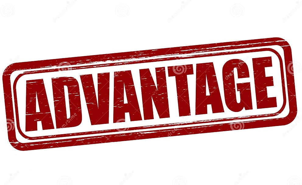 Advantage stock illustration. Illustration of plus, stamp - 110053556