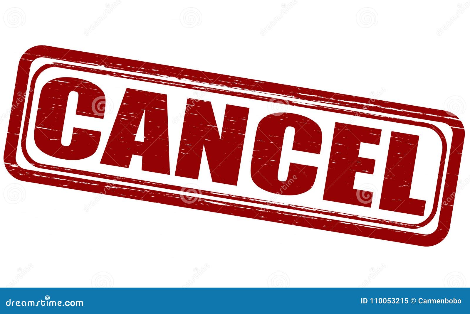 Cancel stock illustration. Illustration of annul, symbol - 110053215