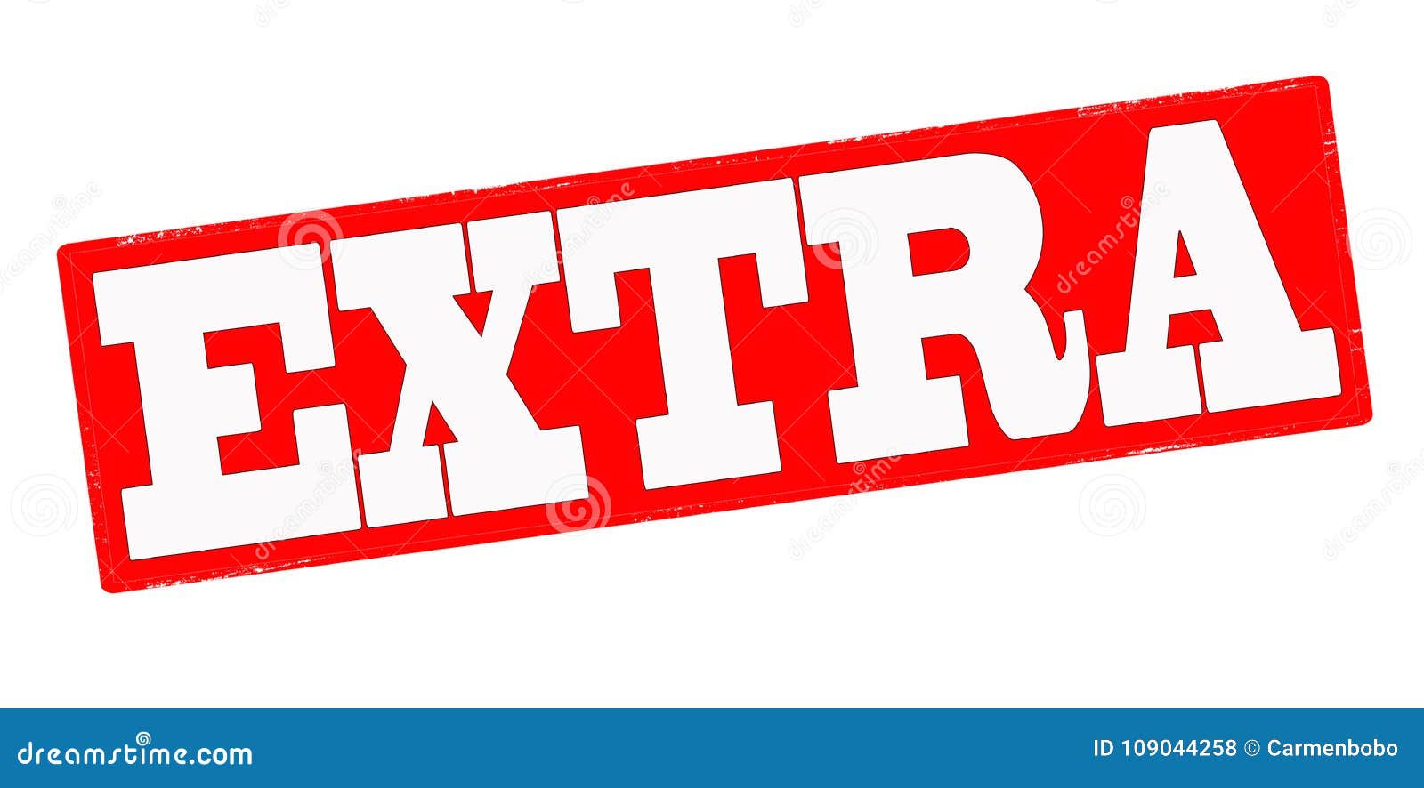 Extra stock photo. Image of additional, rubber, word - 109044258