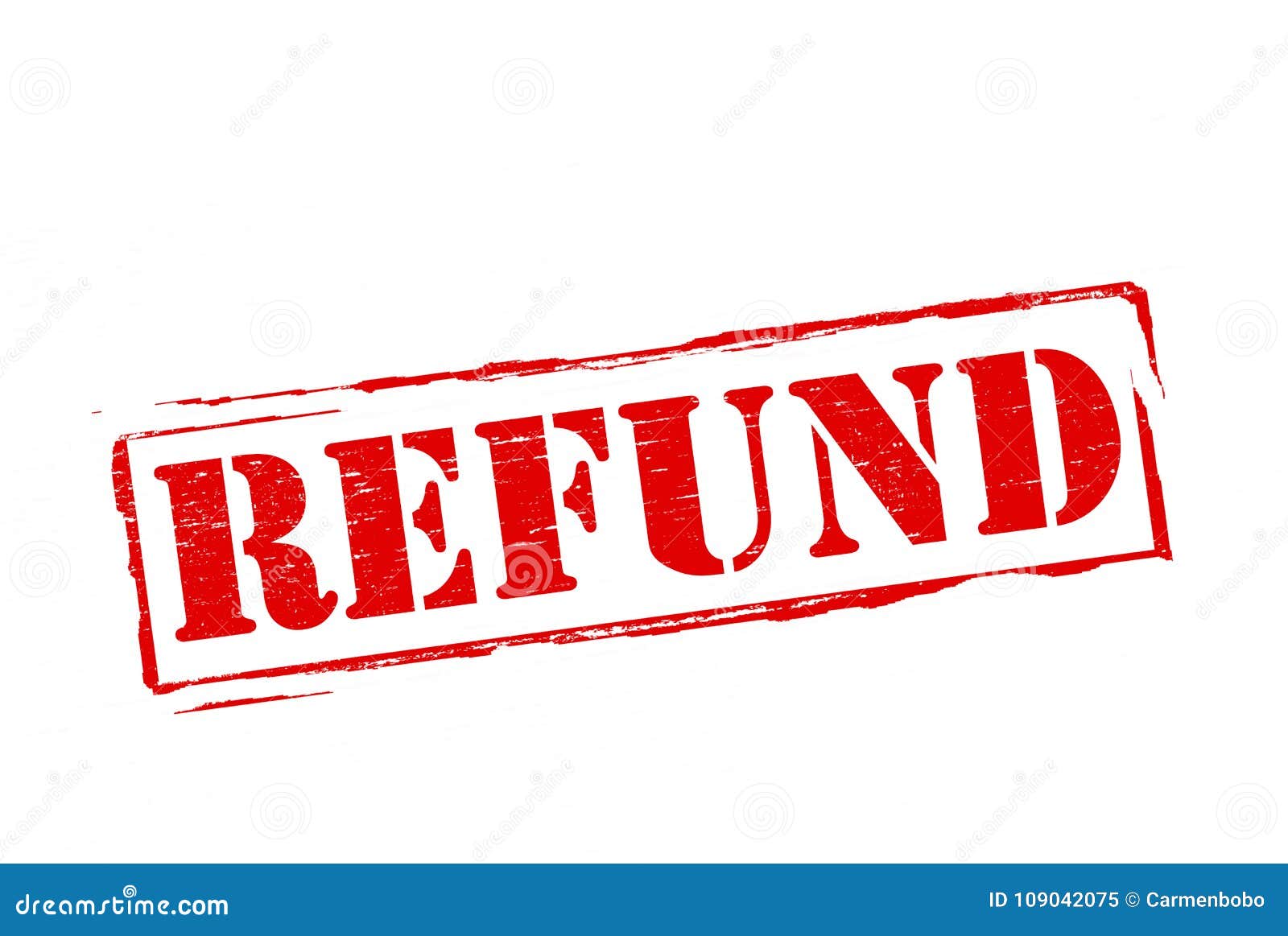 Refund stock illustration. Illustration of sign, refund - 109042075