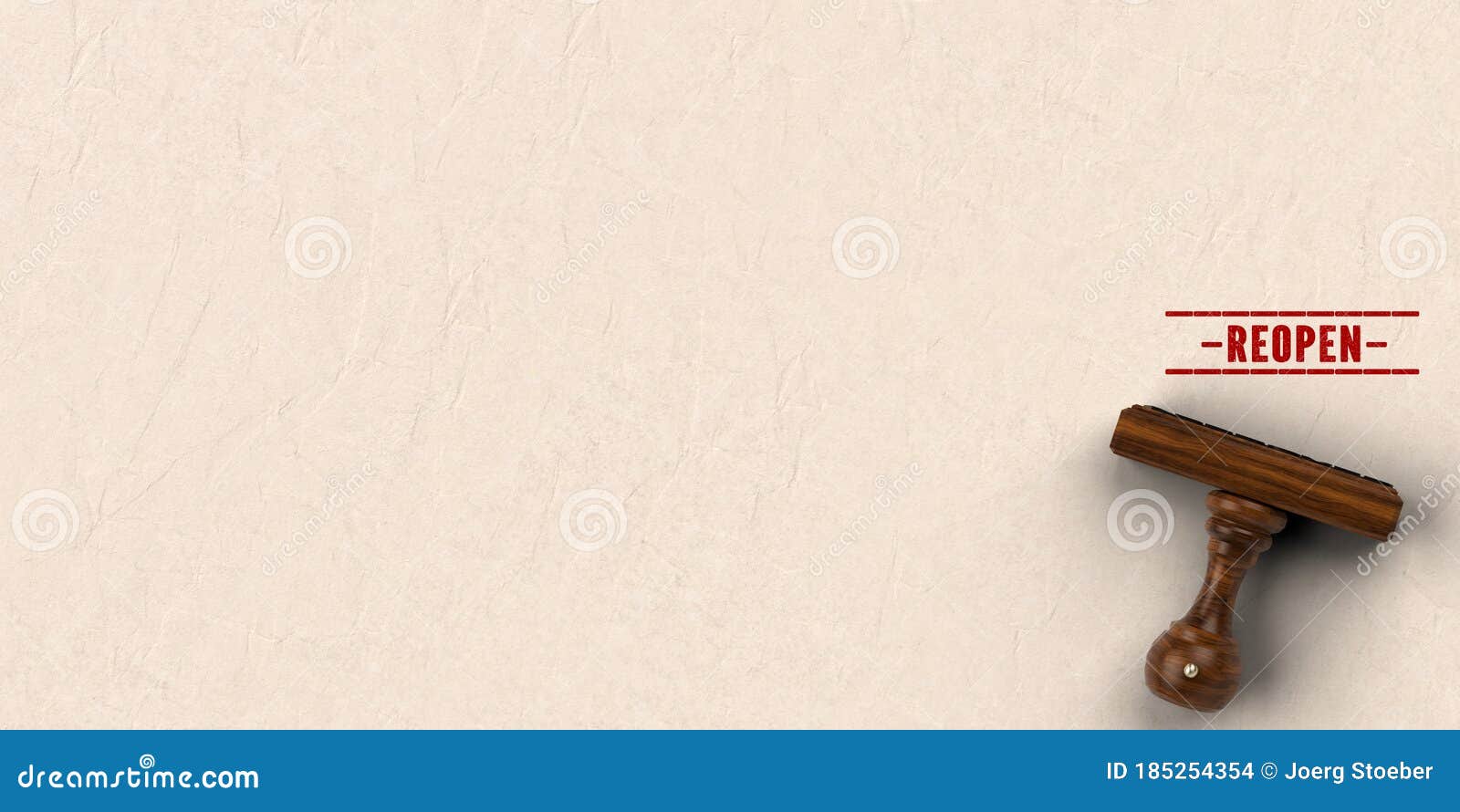 Reopen Word Block On White Royalty-Free Stock Photo | CartoonDealer.com ...