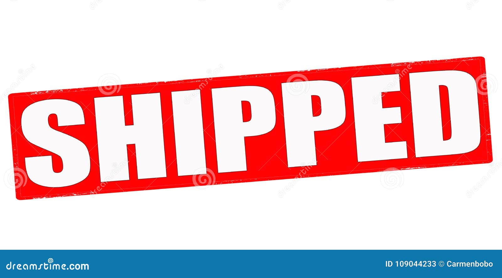 Shipped stock image. Image of grungy, sign, stamp, symbol - 109044233