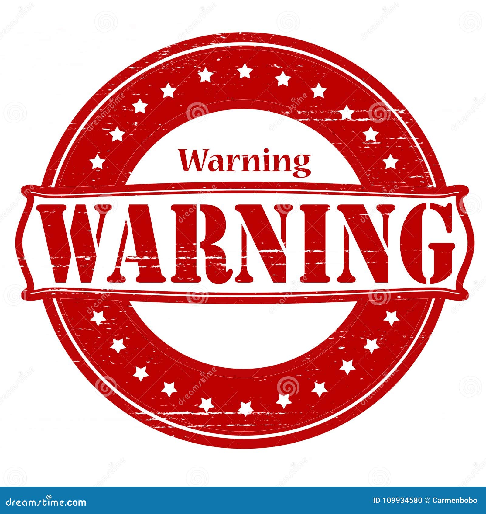 Warning stock illustration. Illustration of stmbol, rubber - 109934580