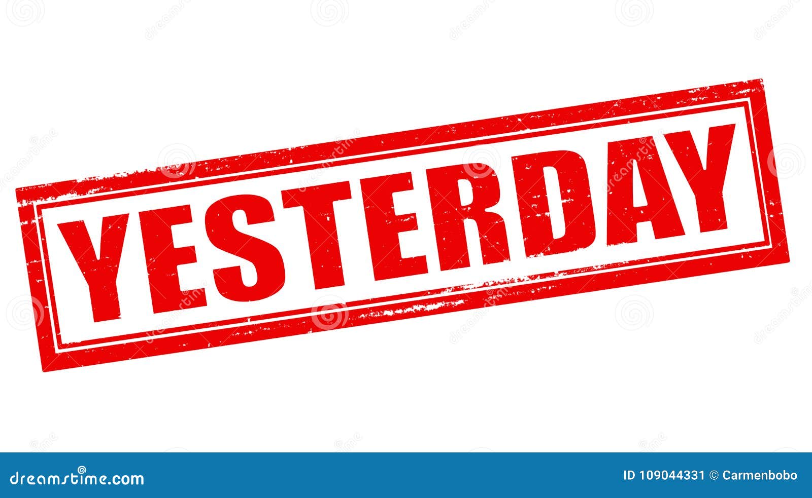 Yesterday Word Cube On White Stock Photography | CartoonDealer.com ...