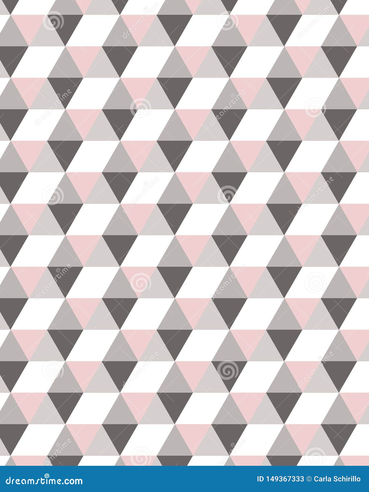 Minimal Geometric Semless Pattern in Pastel Pink Tones, Ideal for ...