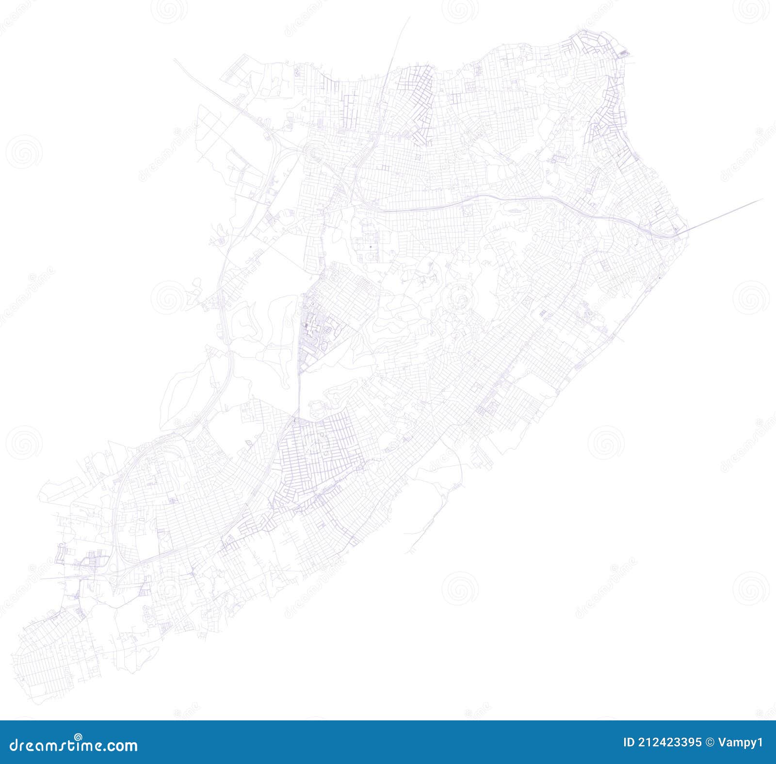 Staten Island Map, New York City, Streets and District. City Map. Usa ...