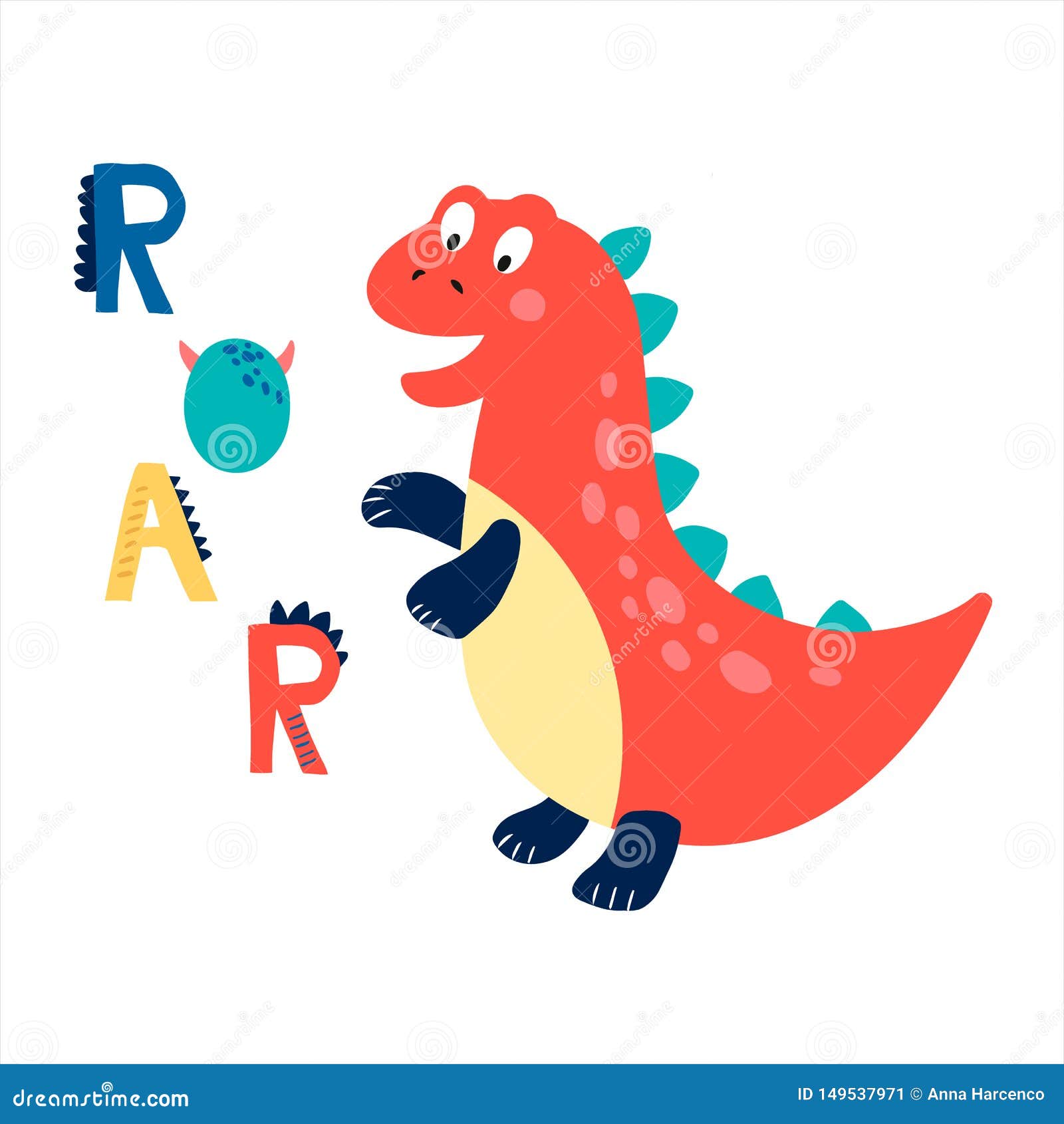 Stampa Del Bambino Con Dino: Ruggito Grafico Disegnato a Mano Per Il ... Stampa Del Bambino Con Dino: Ruggito Grafico Disegnato a Mano Per Il ...
