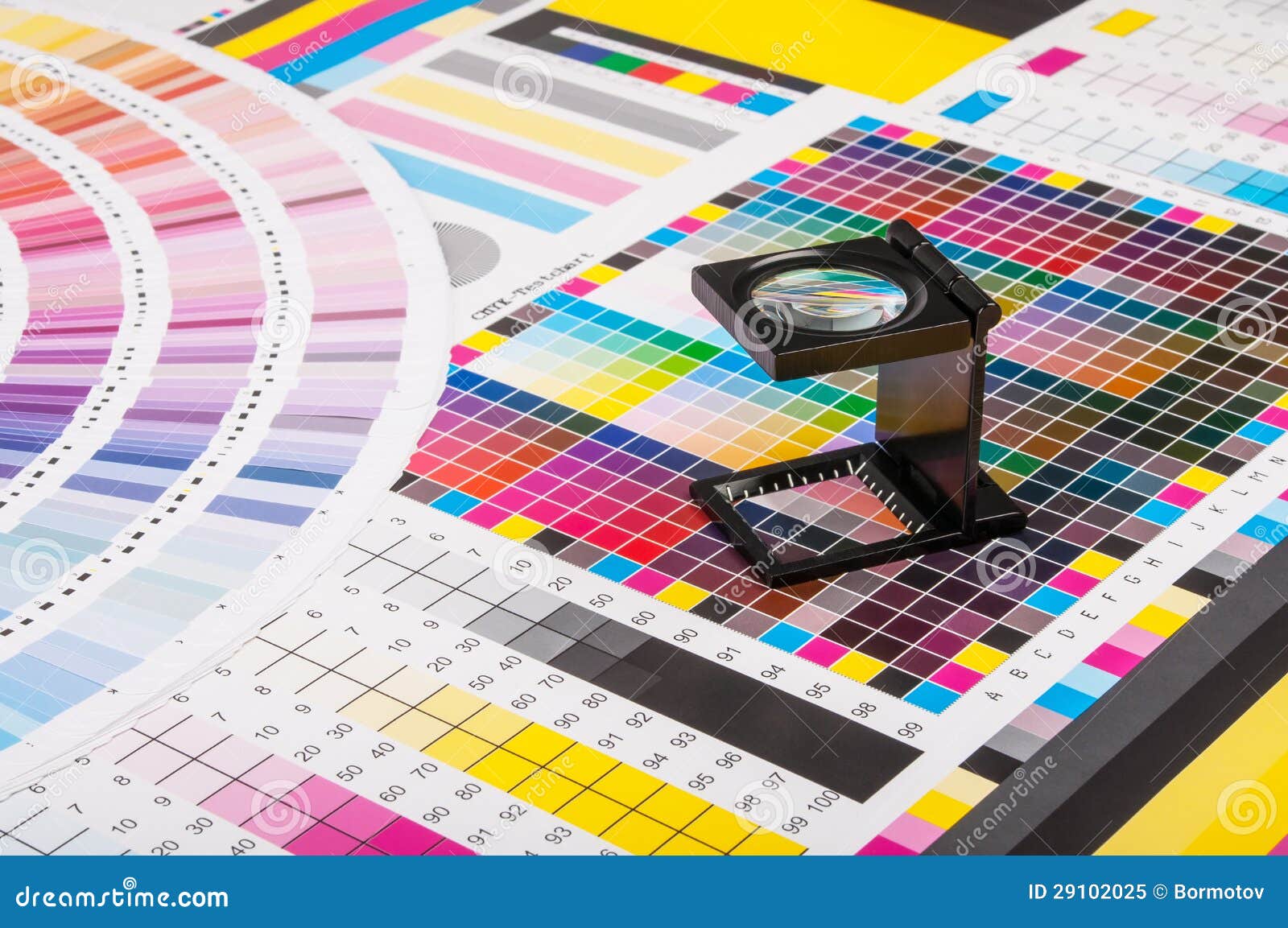 Stampa Di Prova E Della Lente Immagine Stock - Immagine di arte, stampa ...