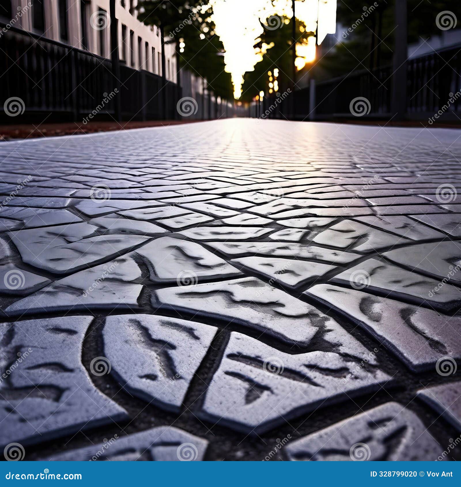 Stamped Asphalt a Decorative Surface with Patterns or Designsst Stock ...