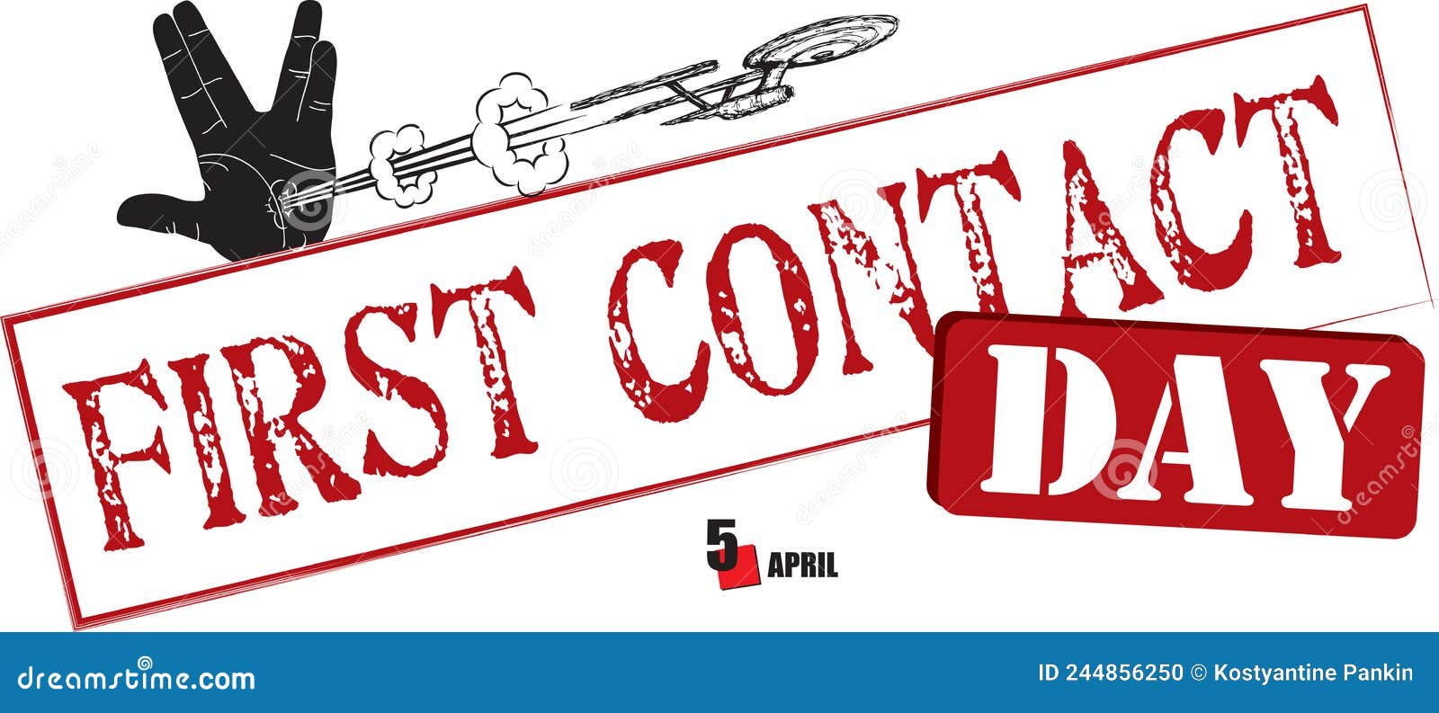 First Contact With An Alien Species On A Remote Planet Royalty-Free ...